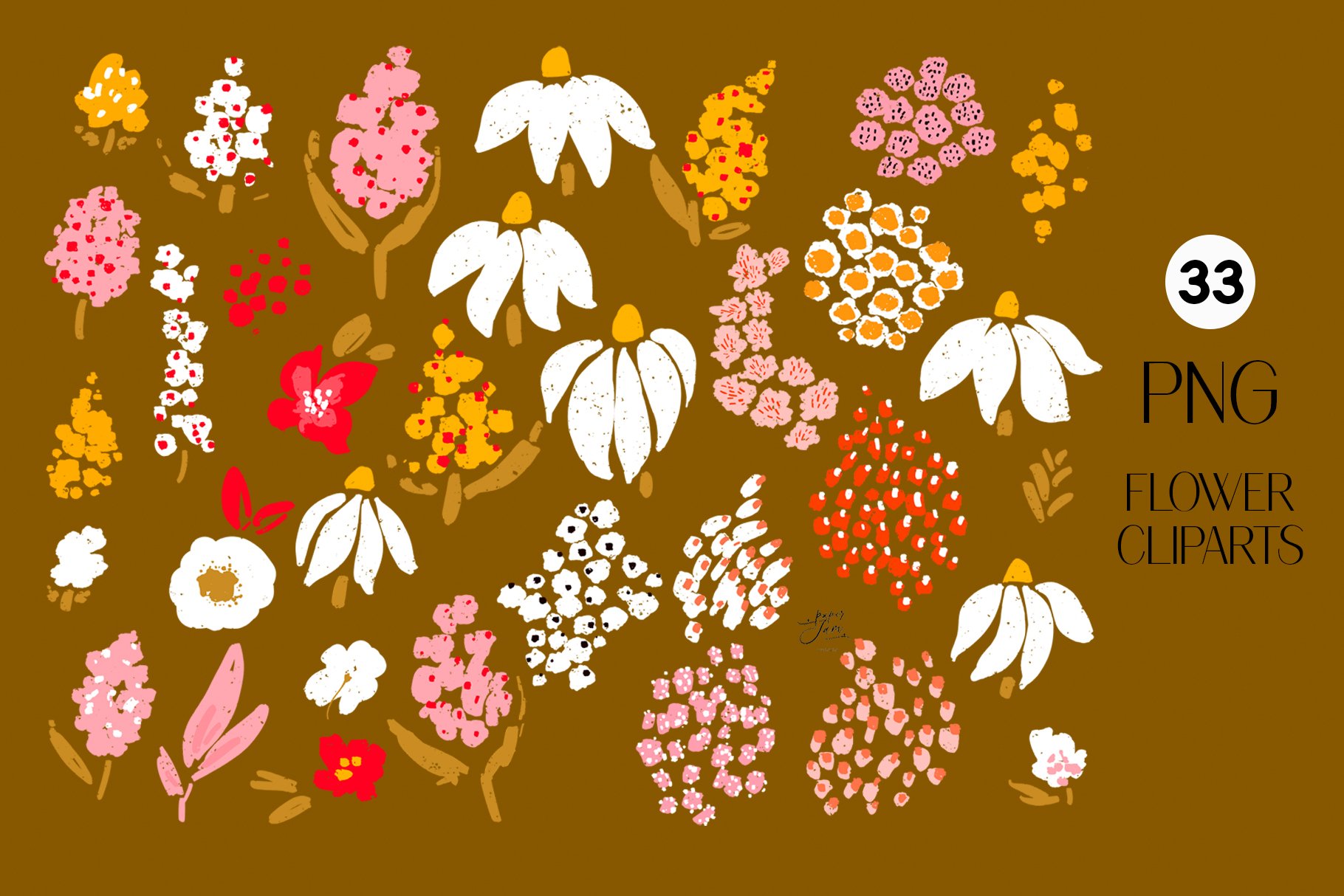 Summer Flowers Clip Art