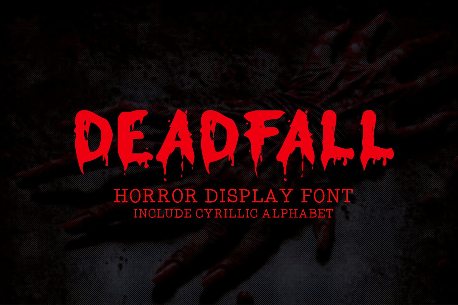 Horror Fonts Alphabet