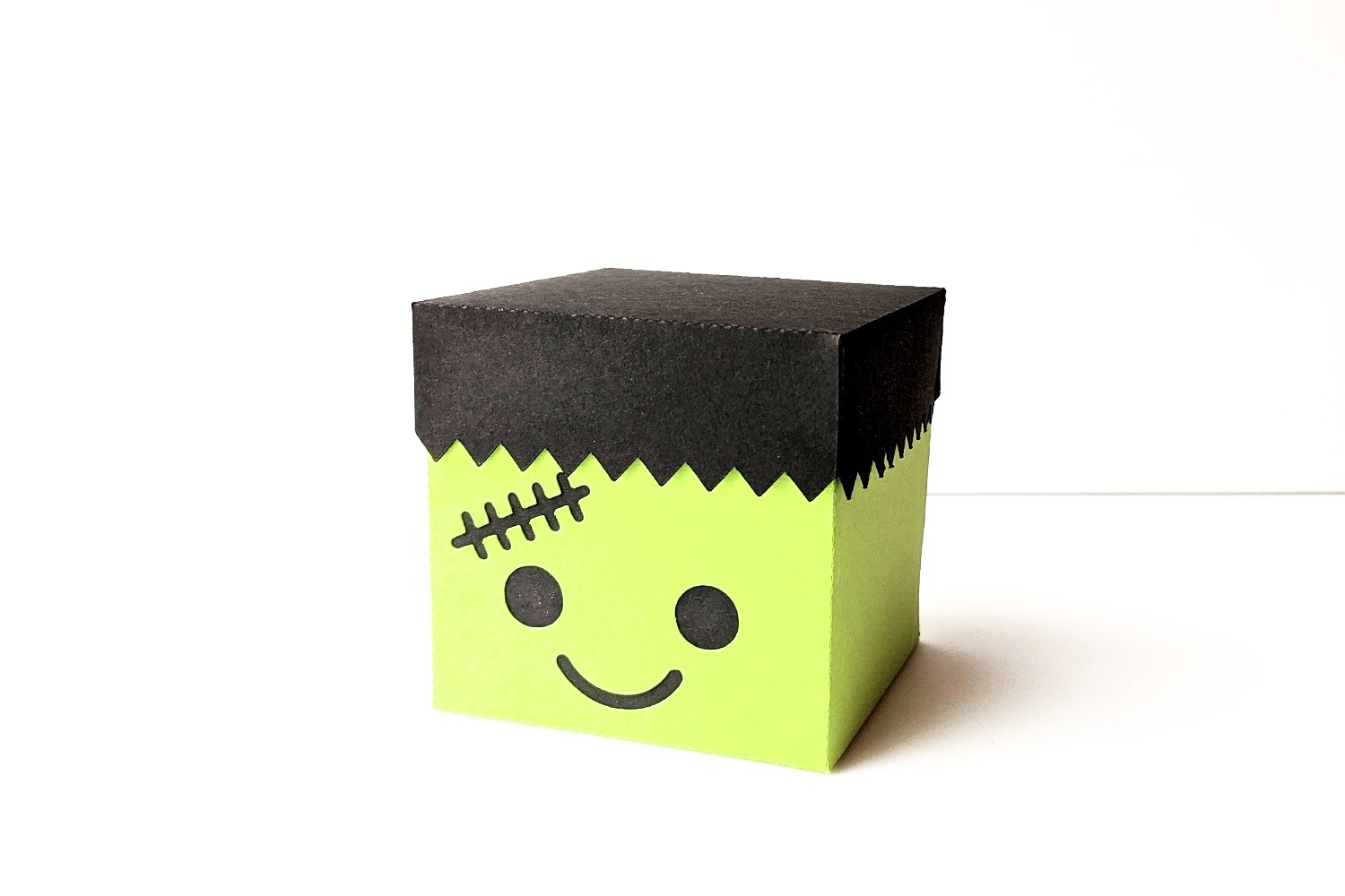 Halloween Frankenstein's Monster Cube Box SVG Design (1463431) | SVGs ...