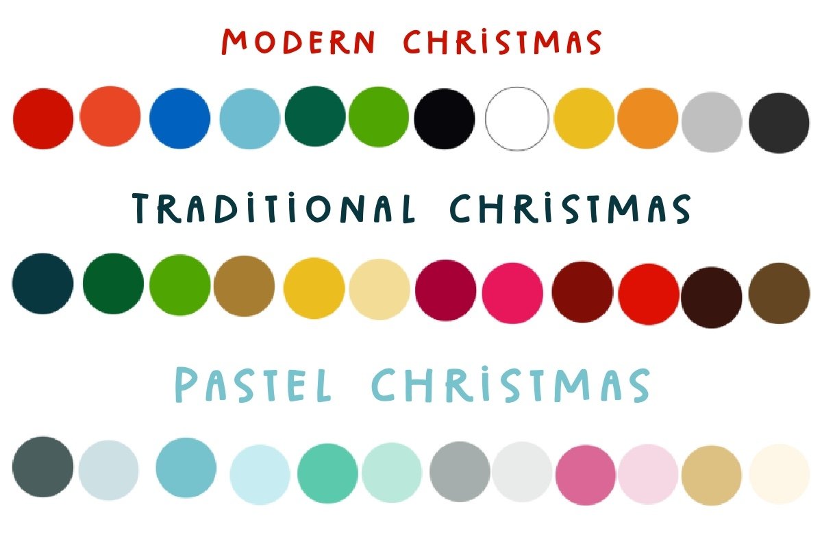Traditional Christmas Color Palette 6 Best Christmas Color Schemes