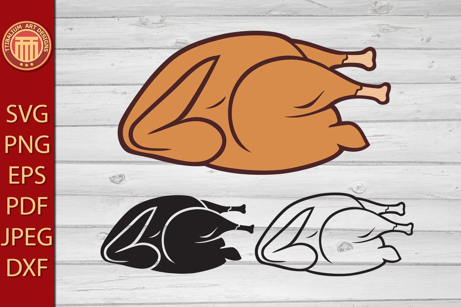 Fried Chicken Silhouette