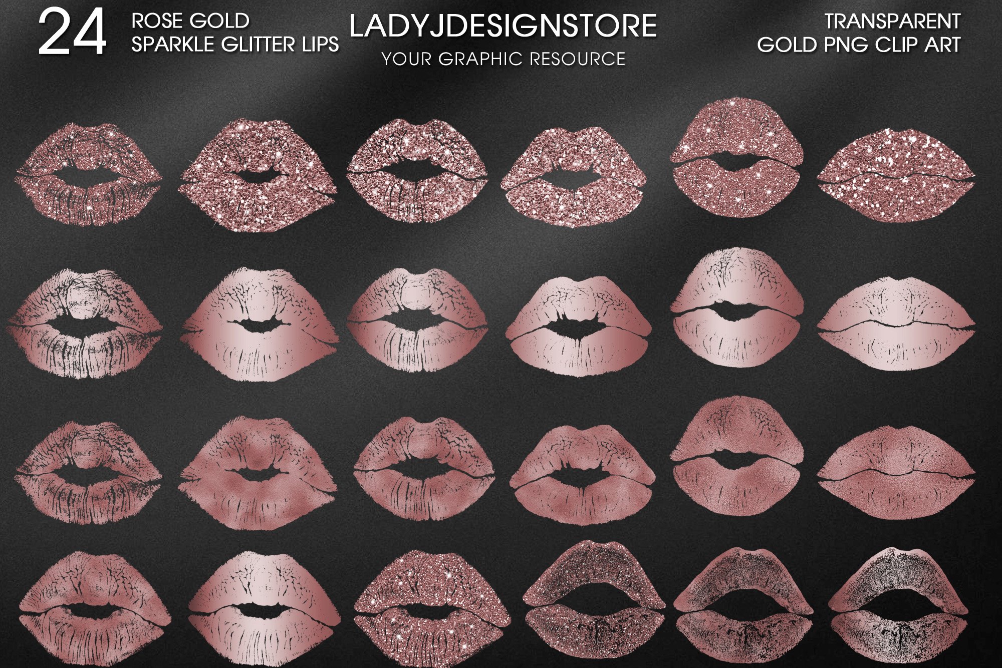 Glitter Graphics Lips
