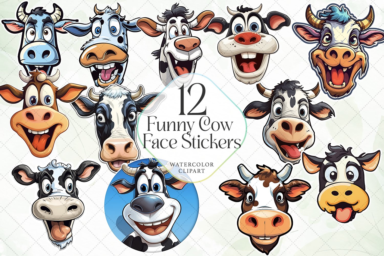 Funny Cow Face