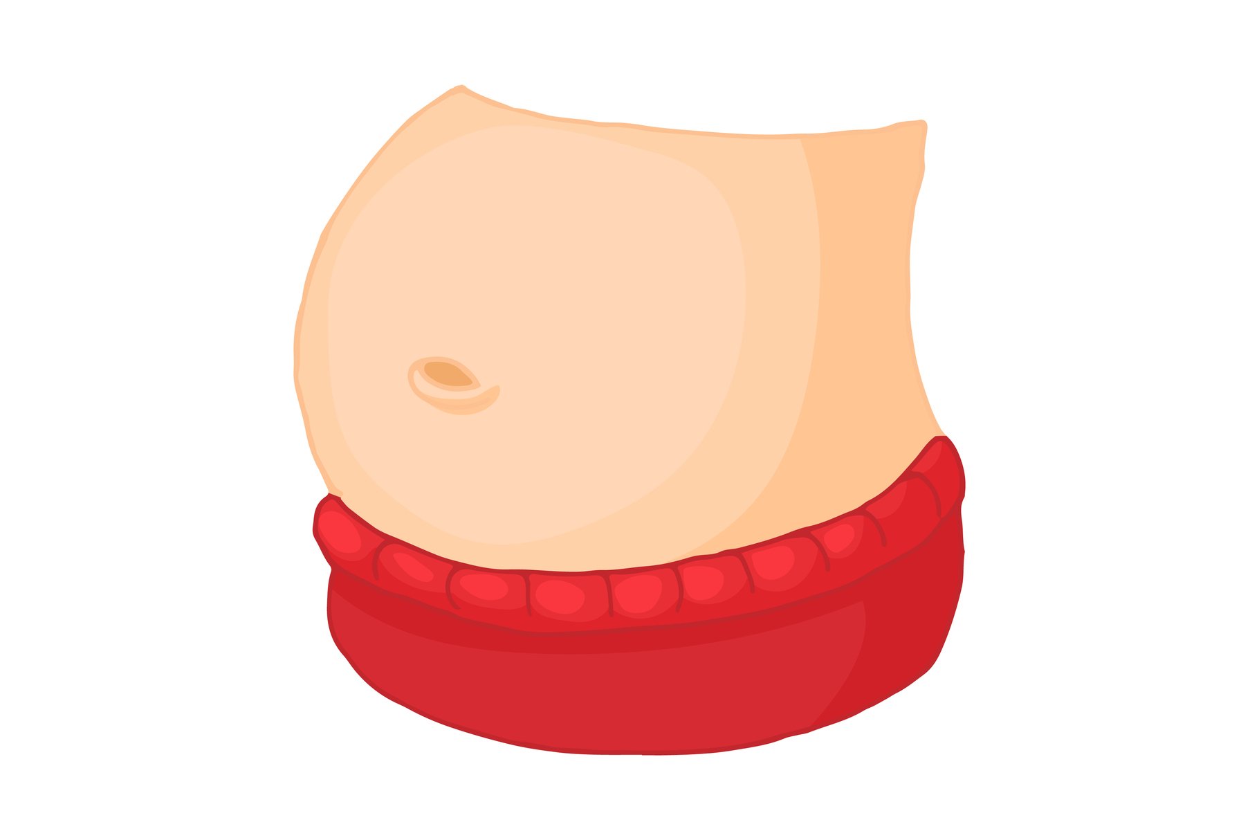 Full Stomach Cartoon