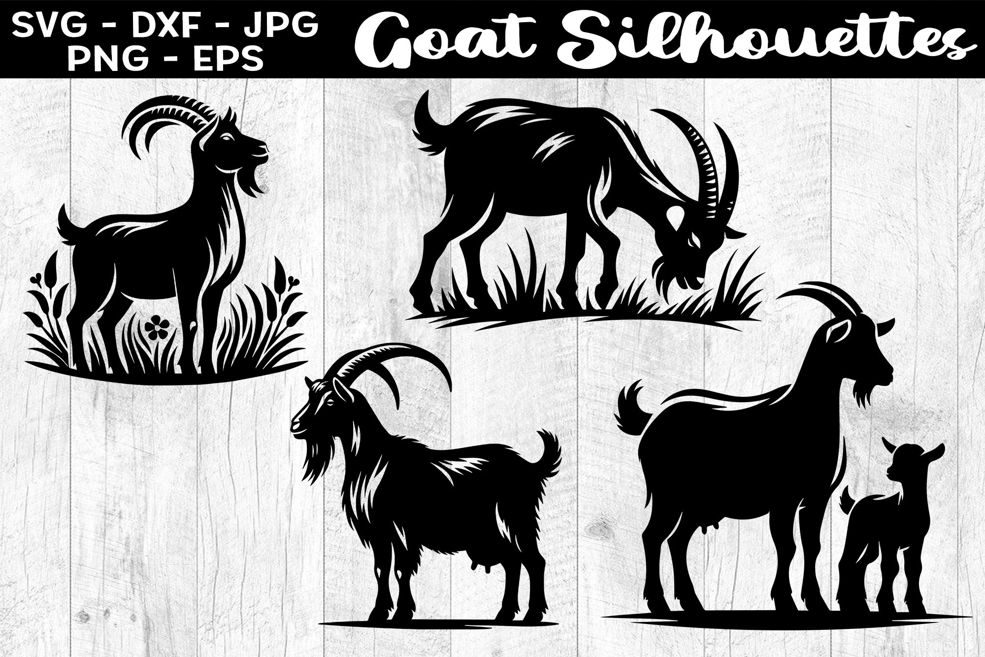 Goat Silhouette Clip Art
