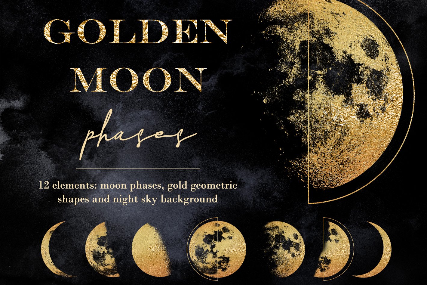 Night Moon Clipart