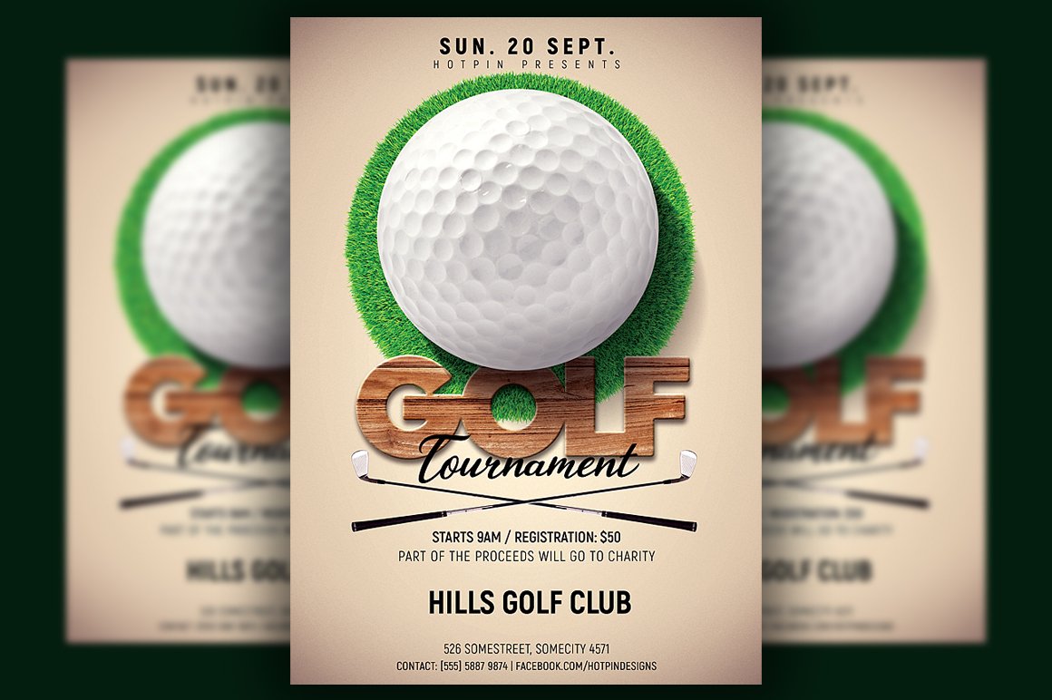 Golf Scramble Flyer Template