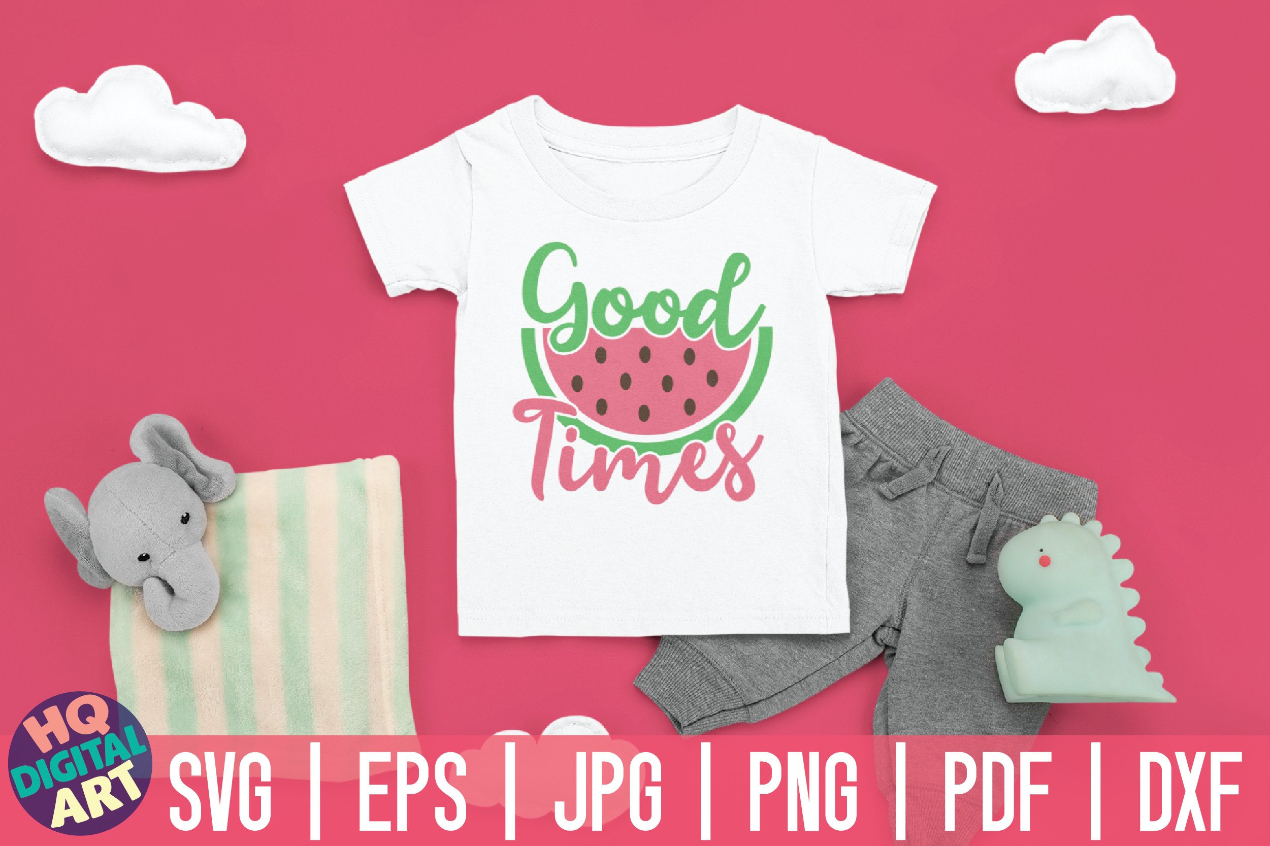 Good times SVG | Watermelon SVG (1467937) | SVGs | Design Bundles