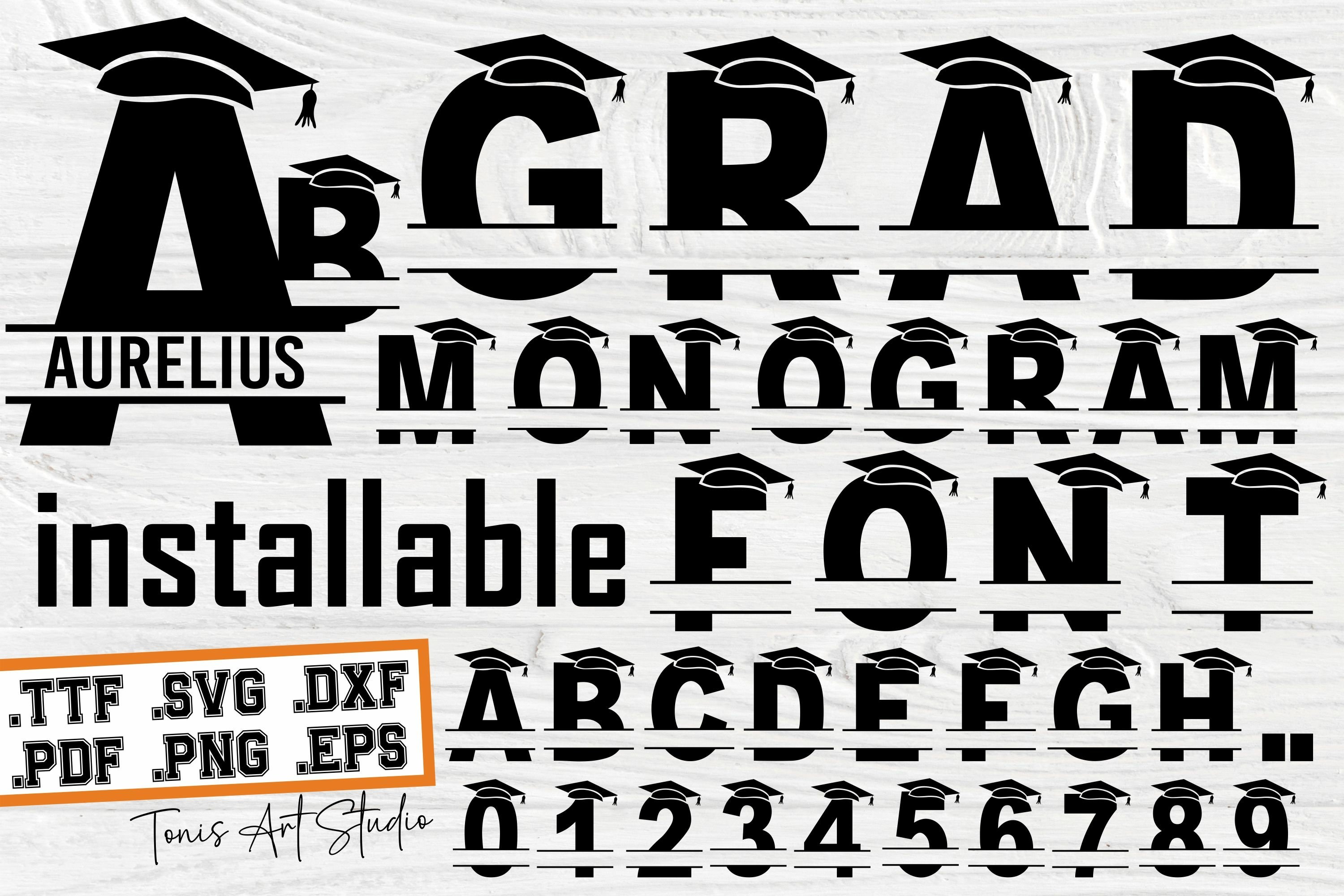 Graduation Fonts Designs Scrapbooking Stamps | Zazzle