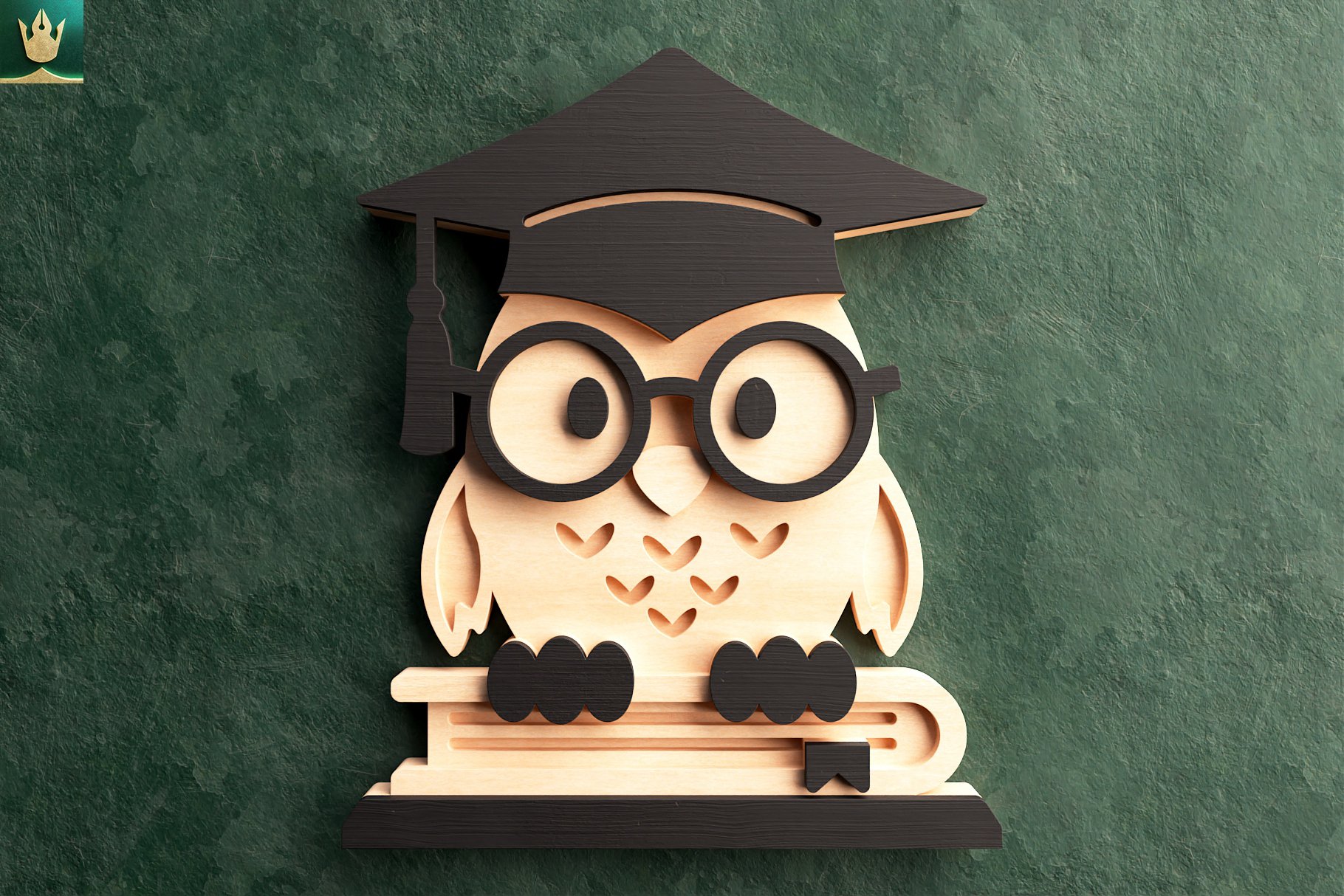 Graduation Owl Cut Outs Cute Owl Graduation SVG Design Graphic By SVG