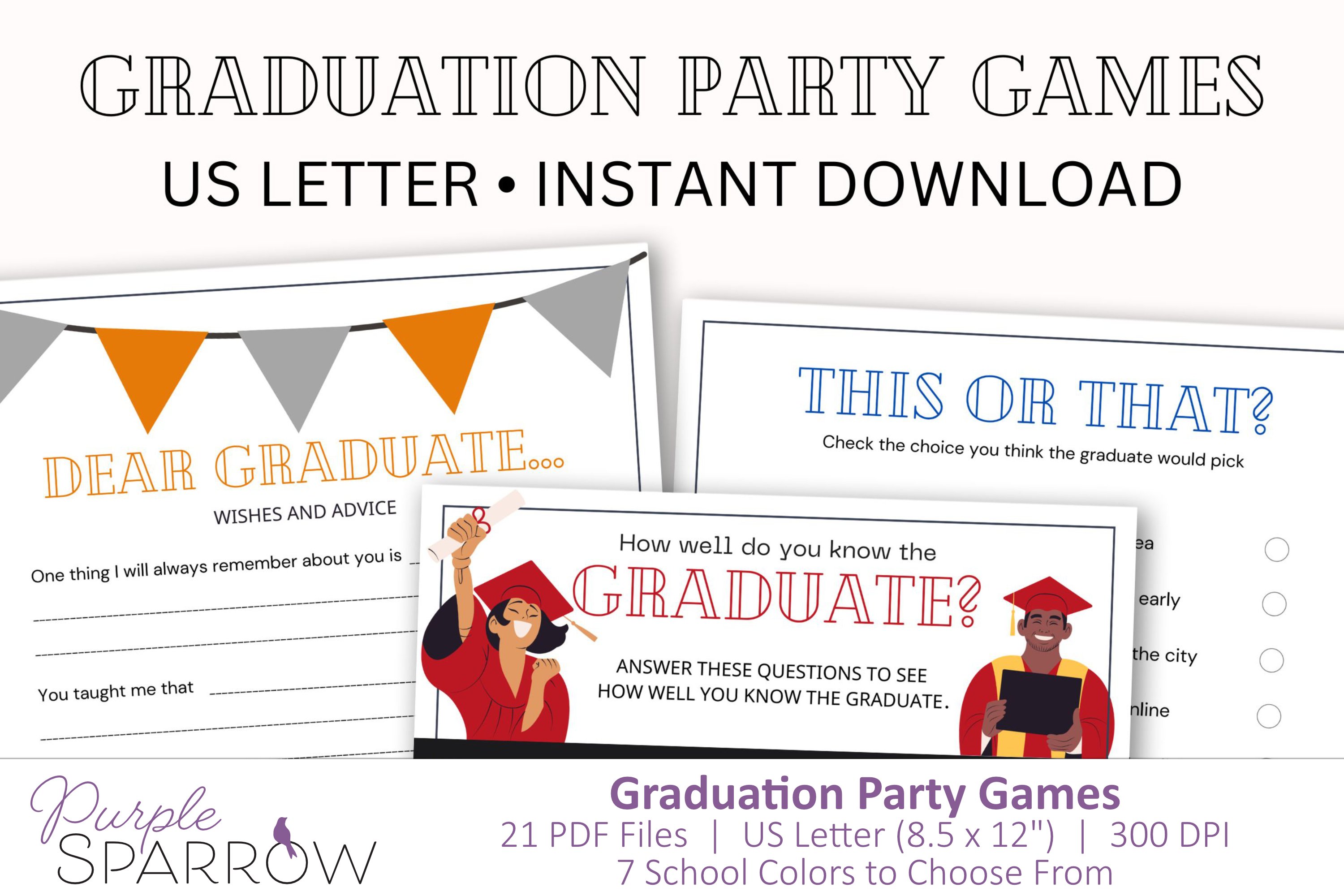 Graduation Games Printable Templates How Well Do You Know The