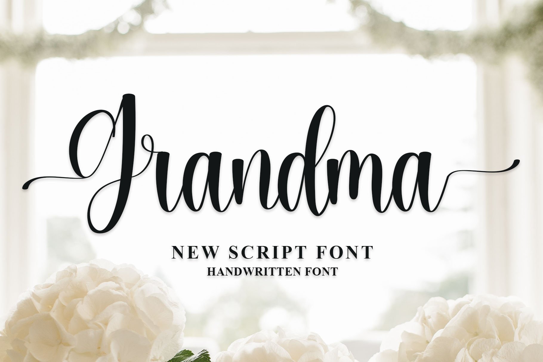 The Word Grandma In Cursive