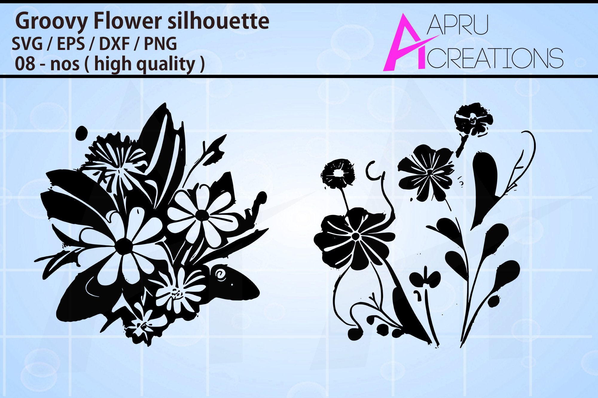 Groovy Word Silhouette