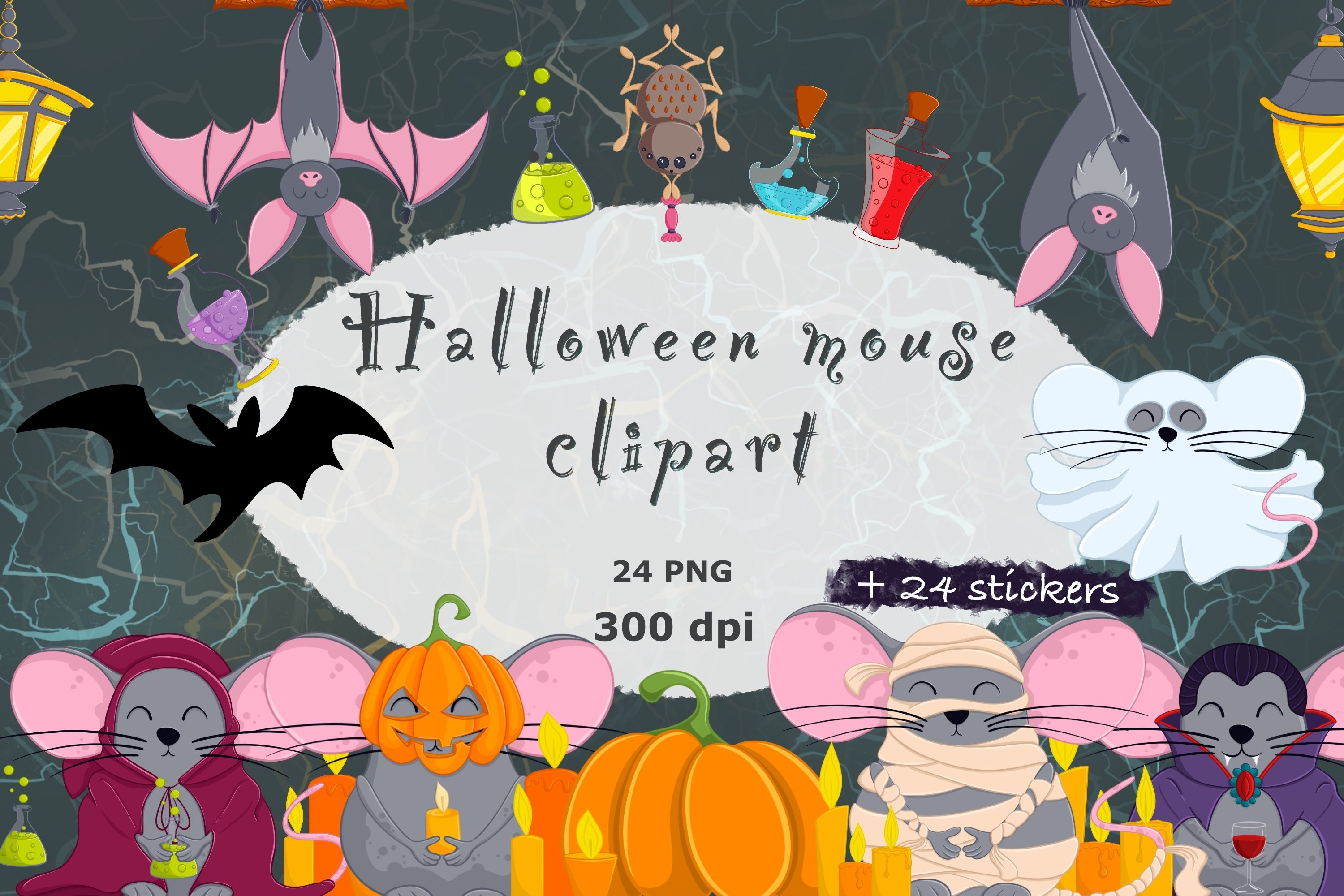 Mouse Clipart For Halloween