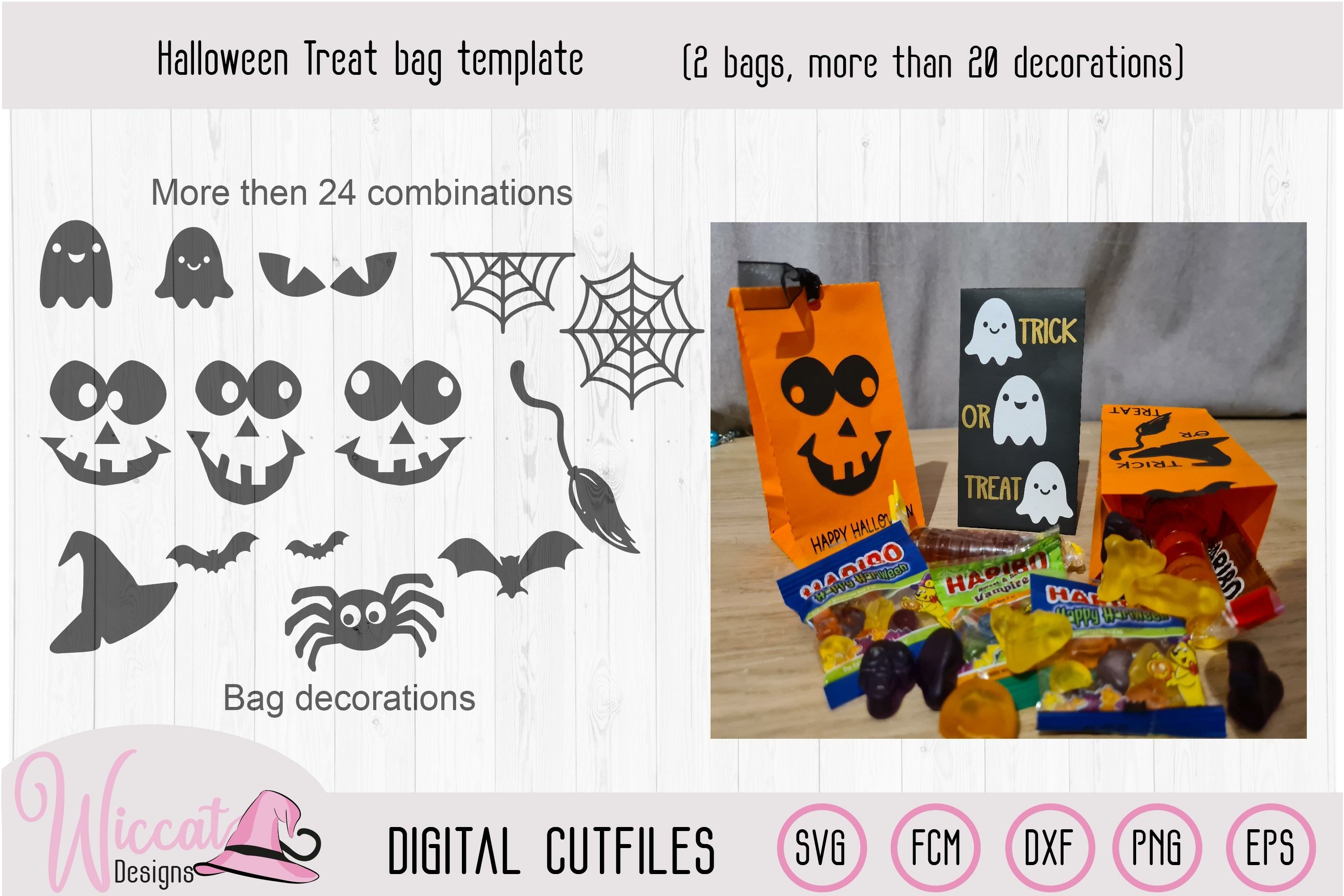 Halloween Treat Bag Template IThinksew Patterns And More FREE