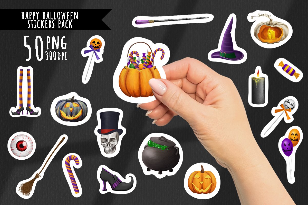 Happy Halloween sticker pack