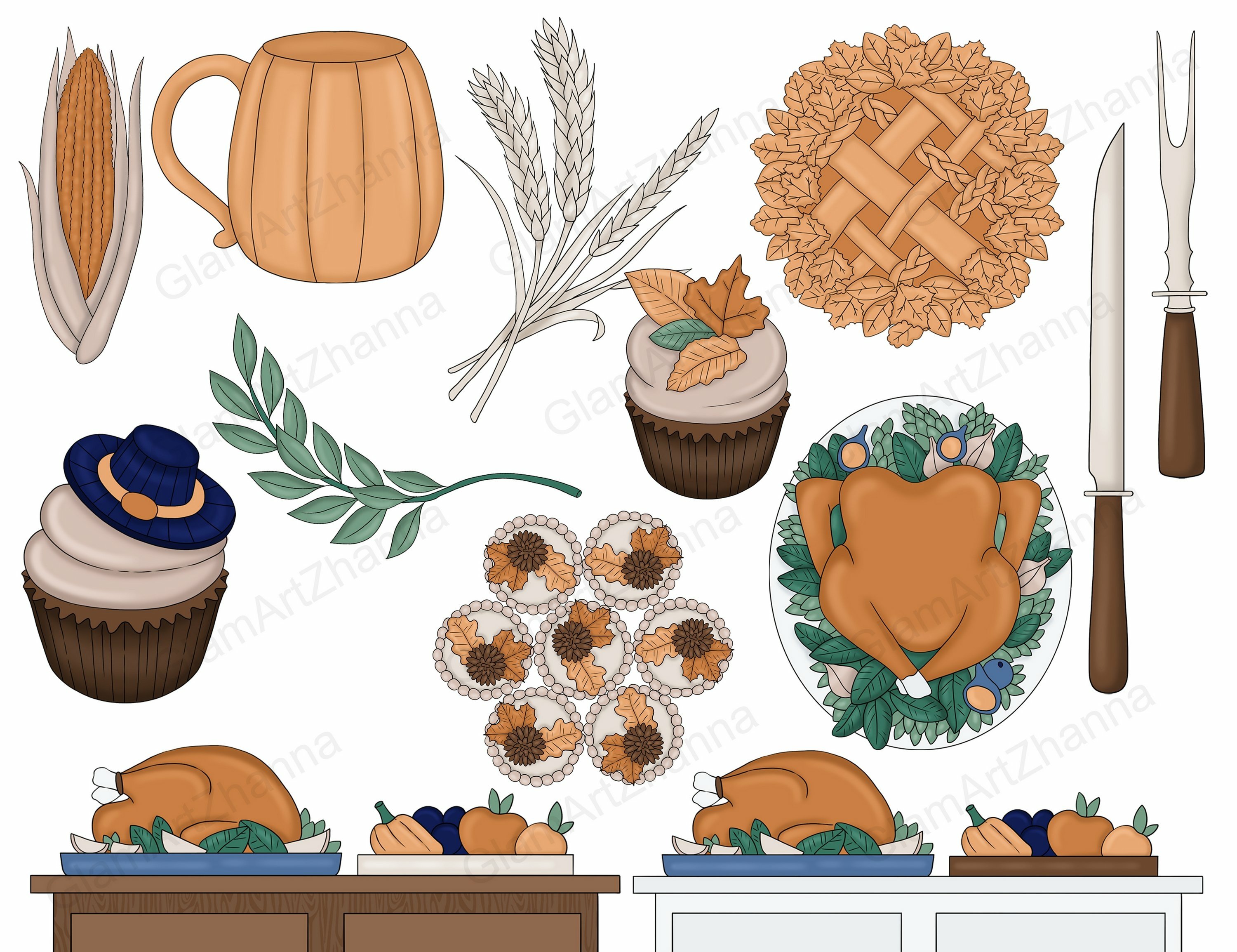 Thanksgiving Pie Clipart