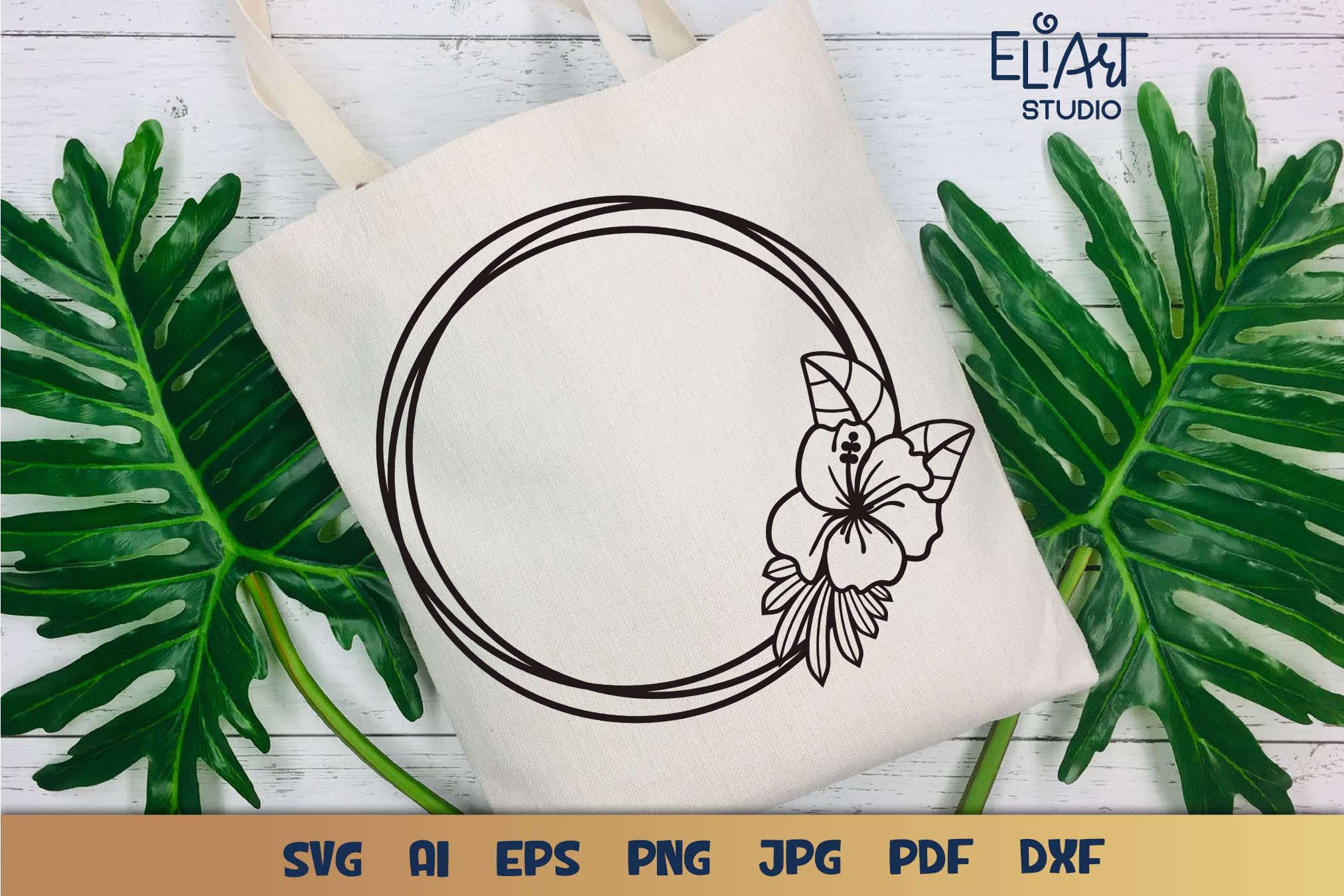 Hawaiian Flower Frame