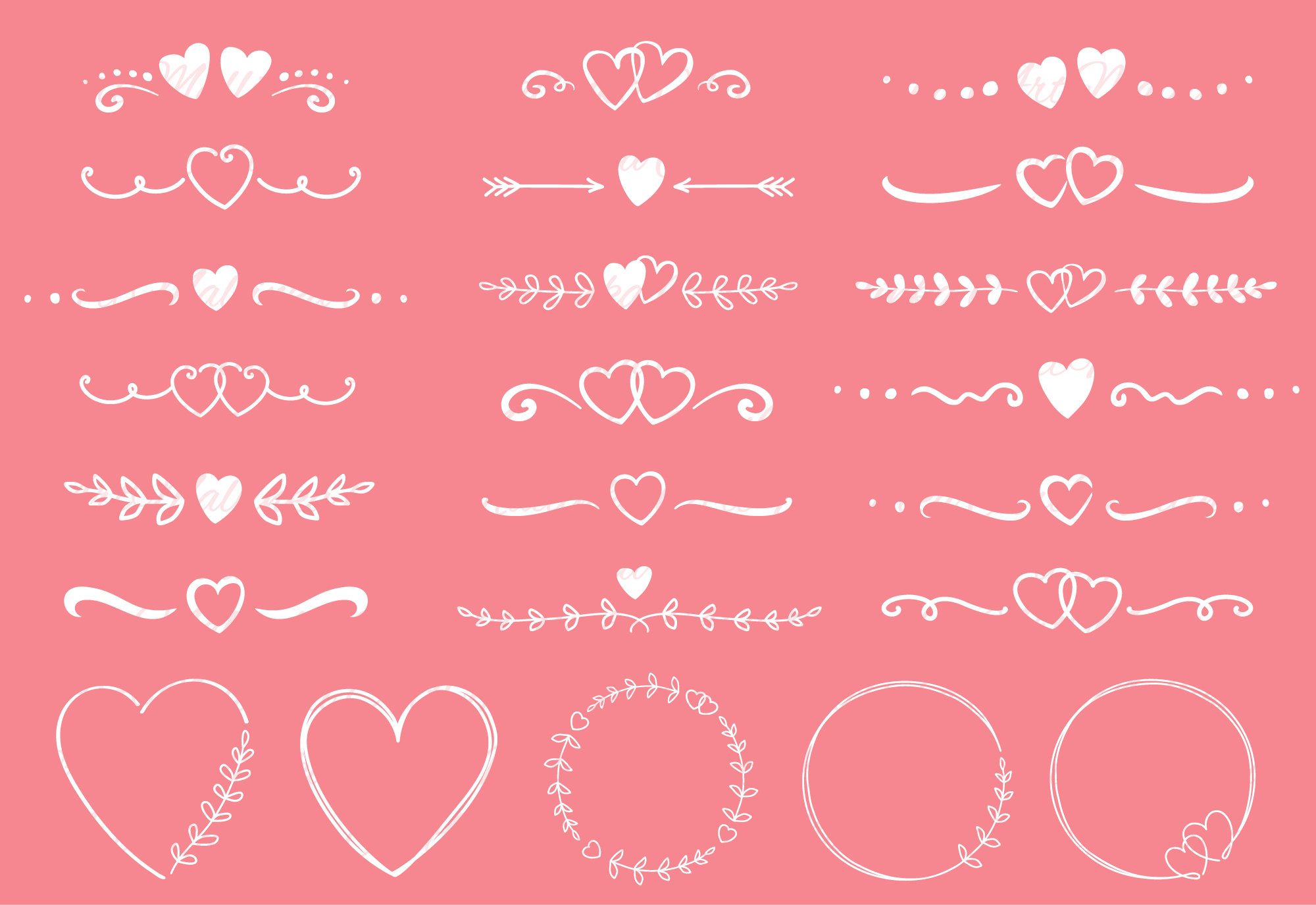 Vector Heart Border Design Heart Frame Free Vector Download (10,423