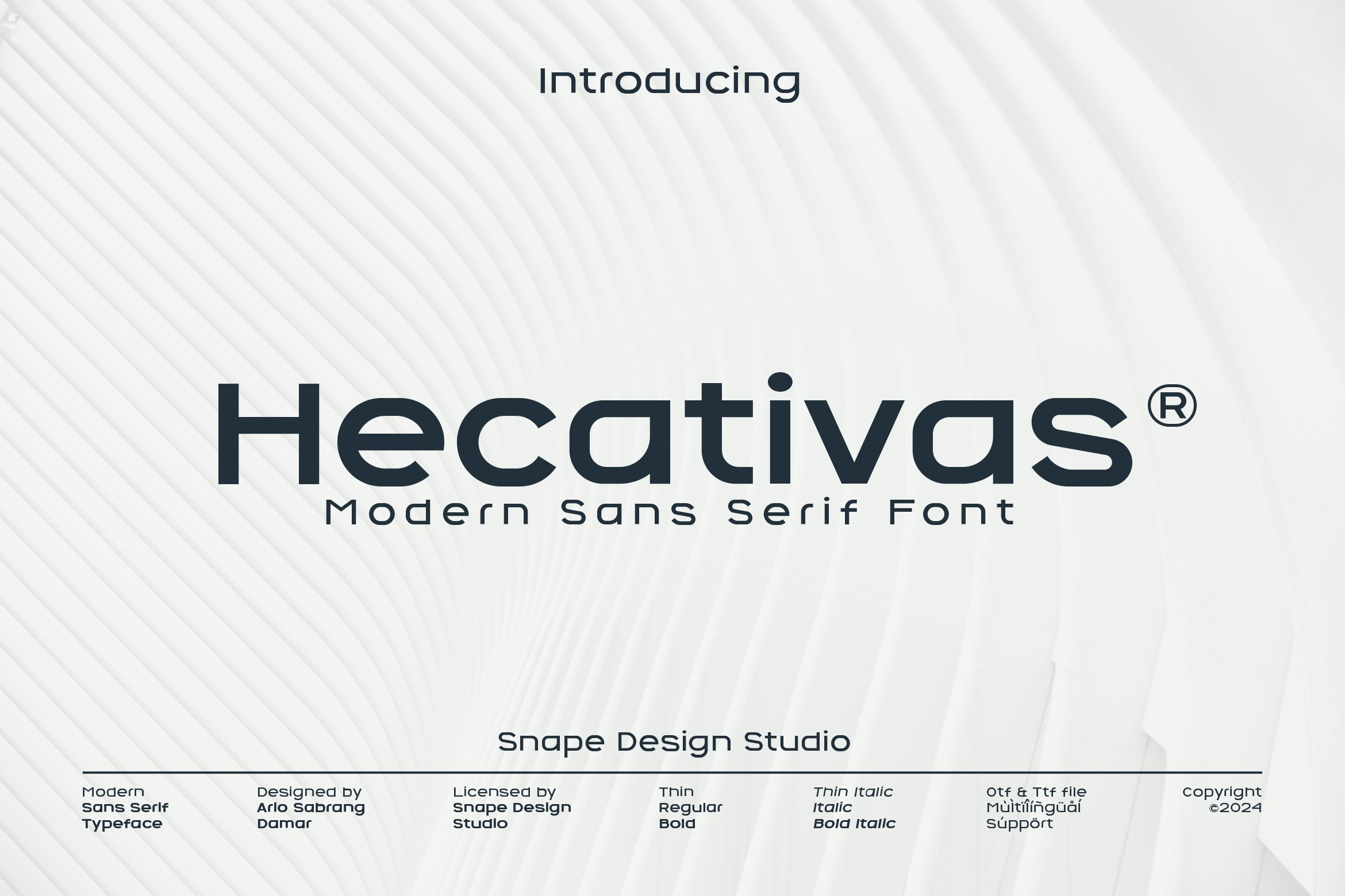 Sans Serif Font