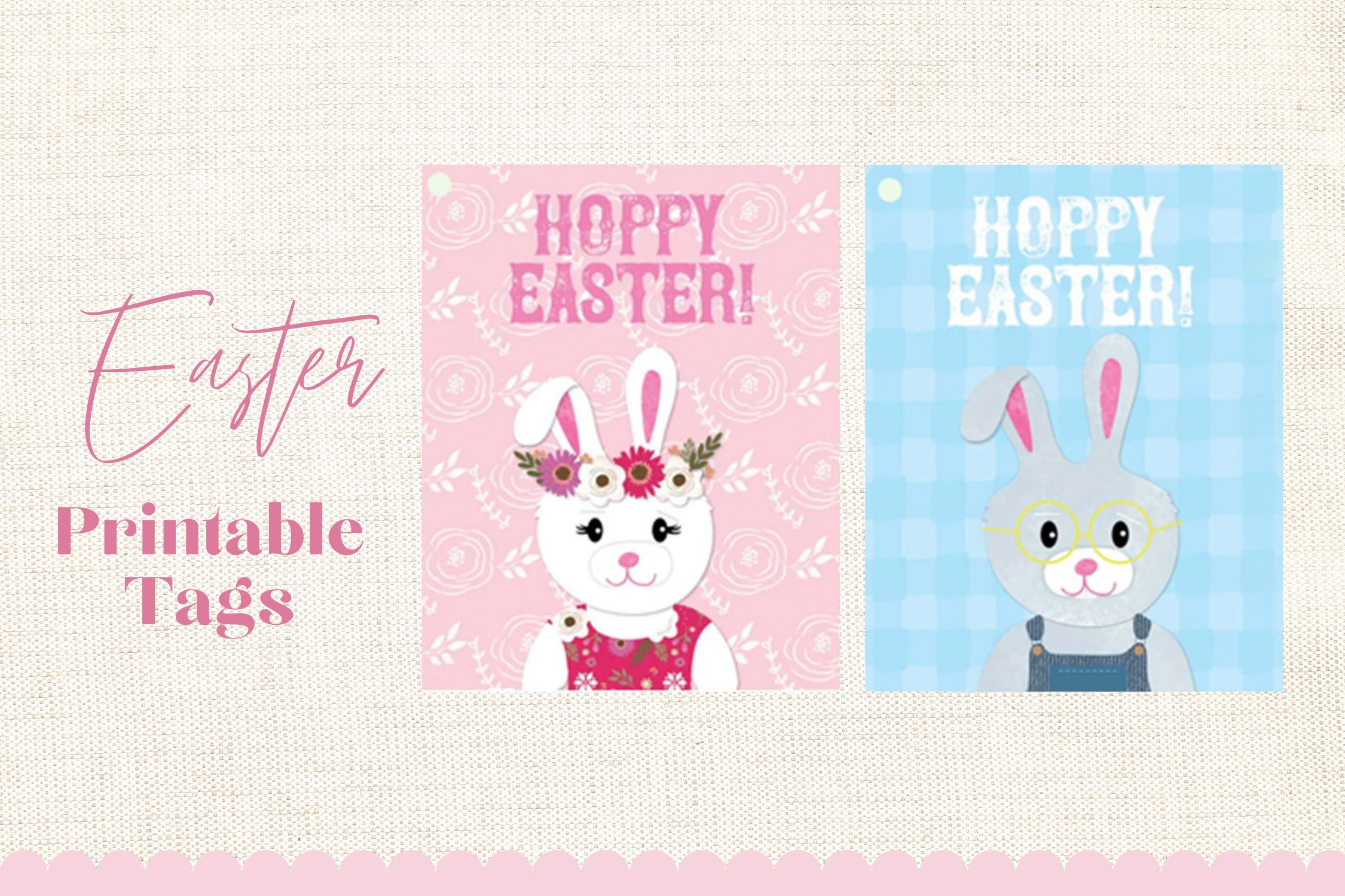 printable easter bunny basket