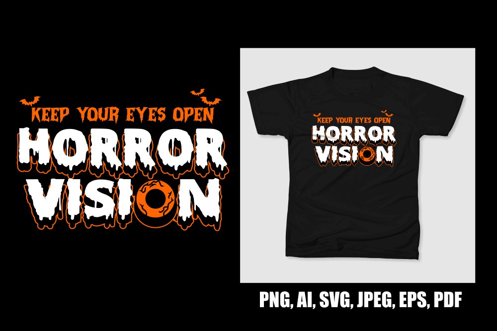 HORROR VISION HALLOWEEM (2215883) | Illustrations | Design Bundles