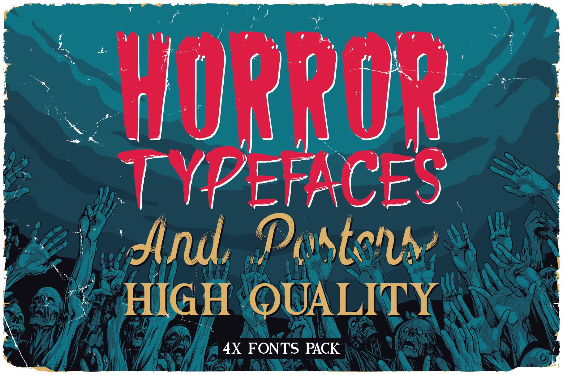 horror typography