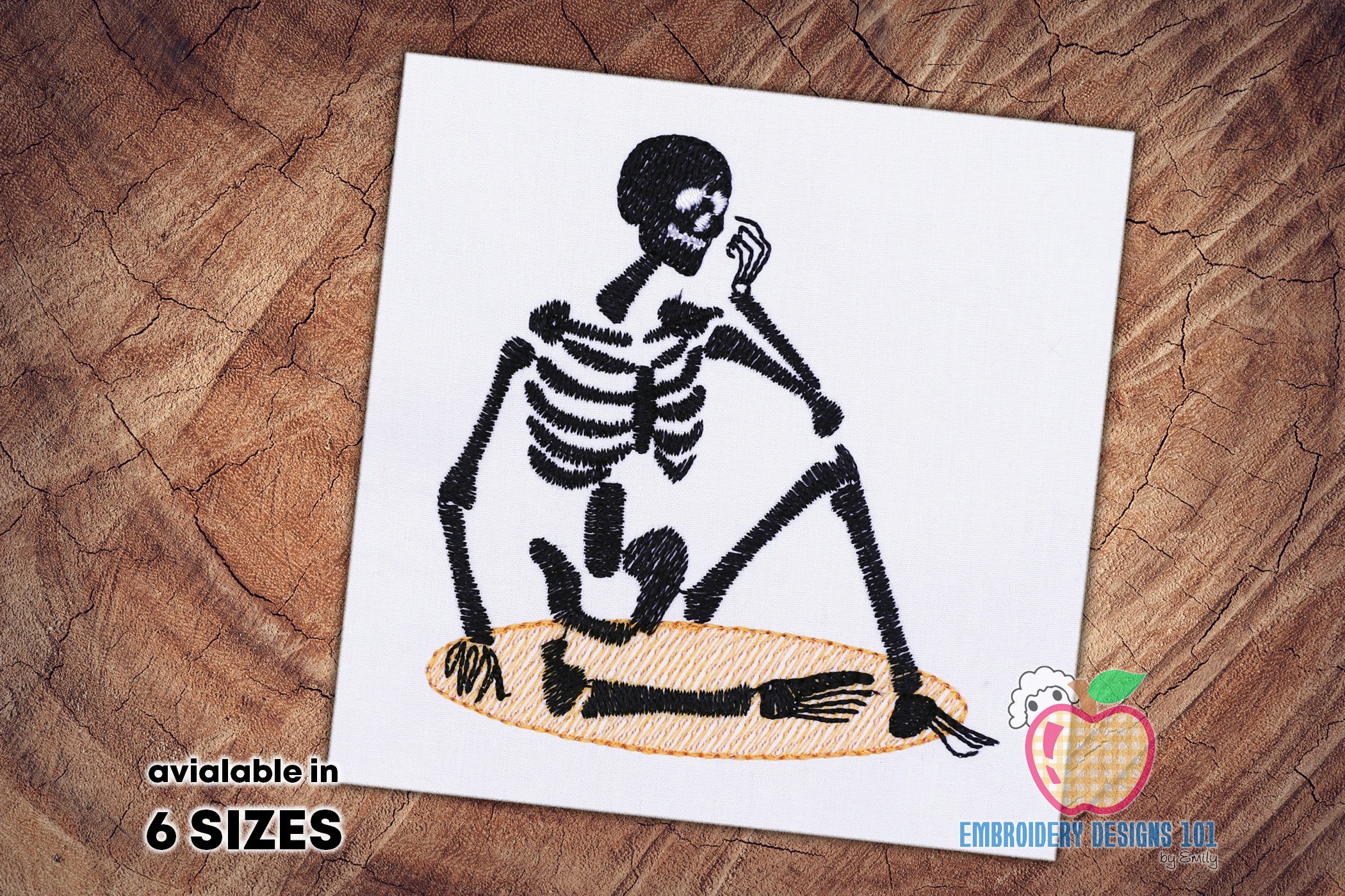 Human Skeleton Sketch Embroidery (1437552) | Embroidery Designs ...