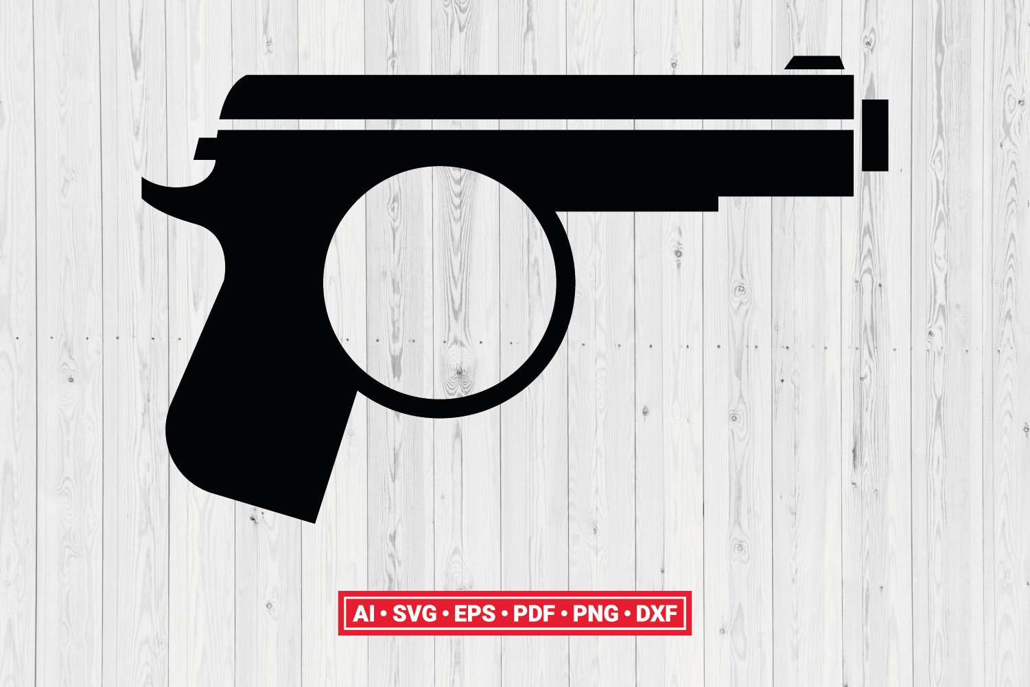 Glock White Silhouette