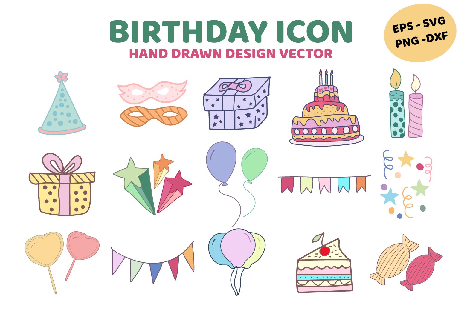 Happy Birthday Icon Png