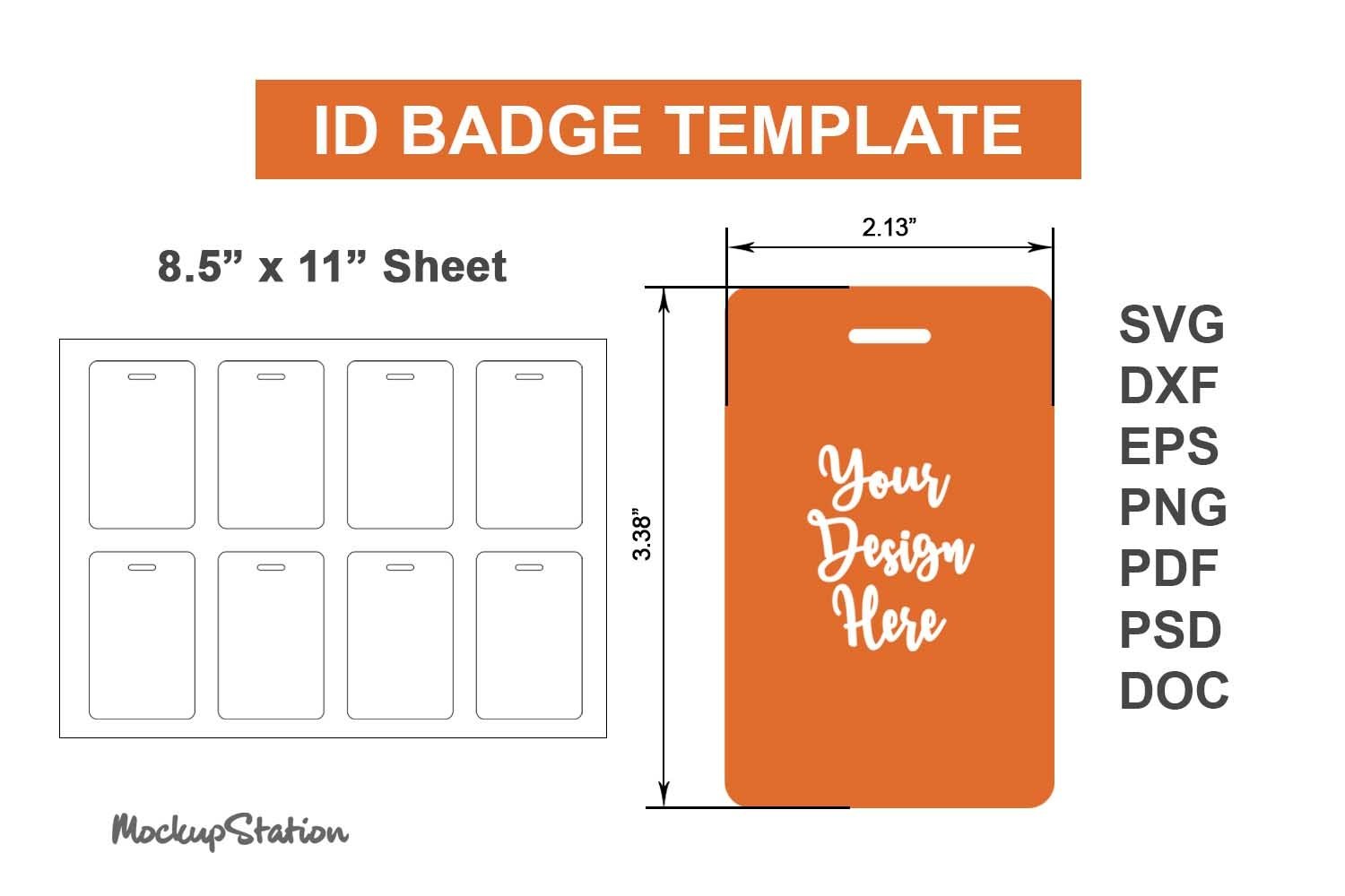 Employee Badge Template Employee Badge Template