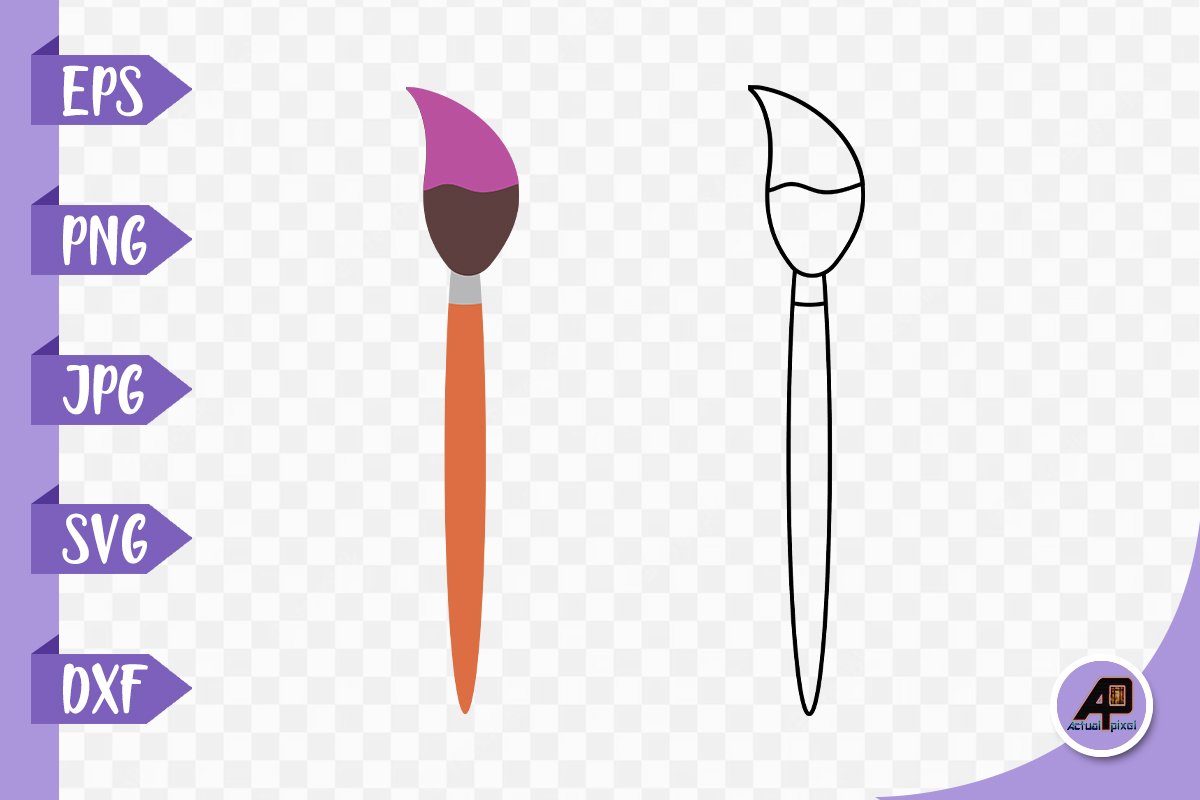 Paint Brush Outline
