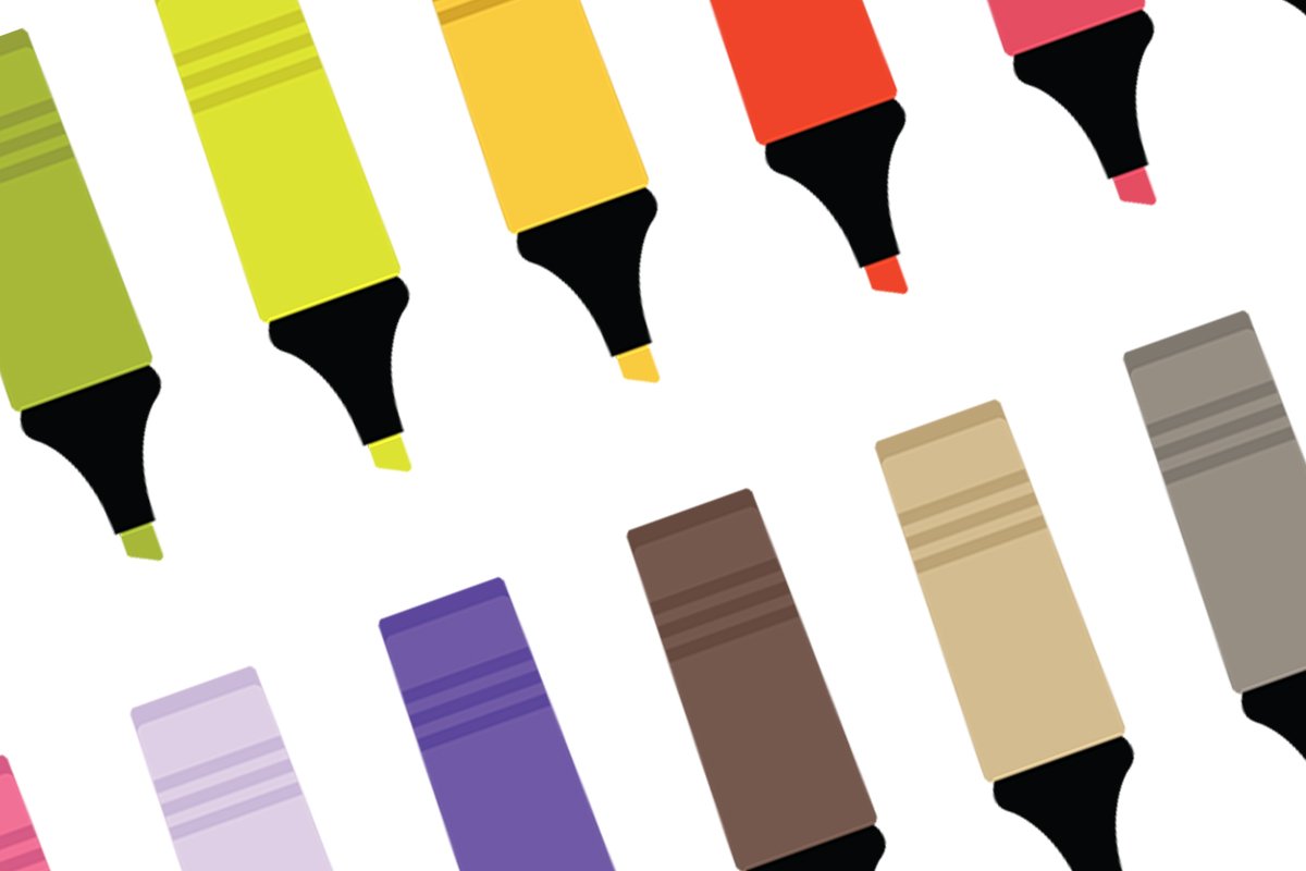 Highlighters Clipart