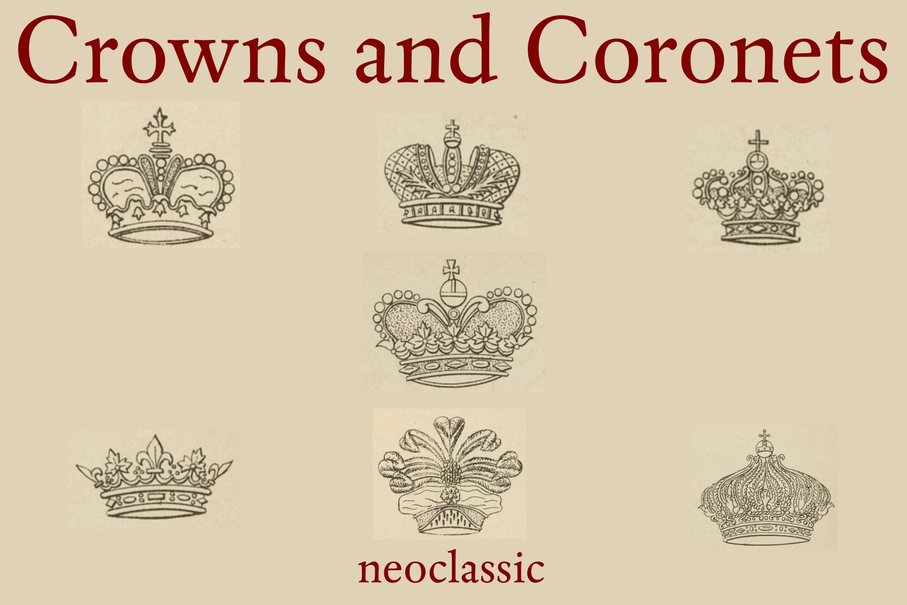 Crowns And Coronets Wallpaper