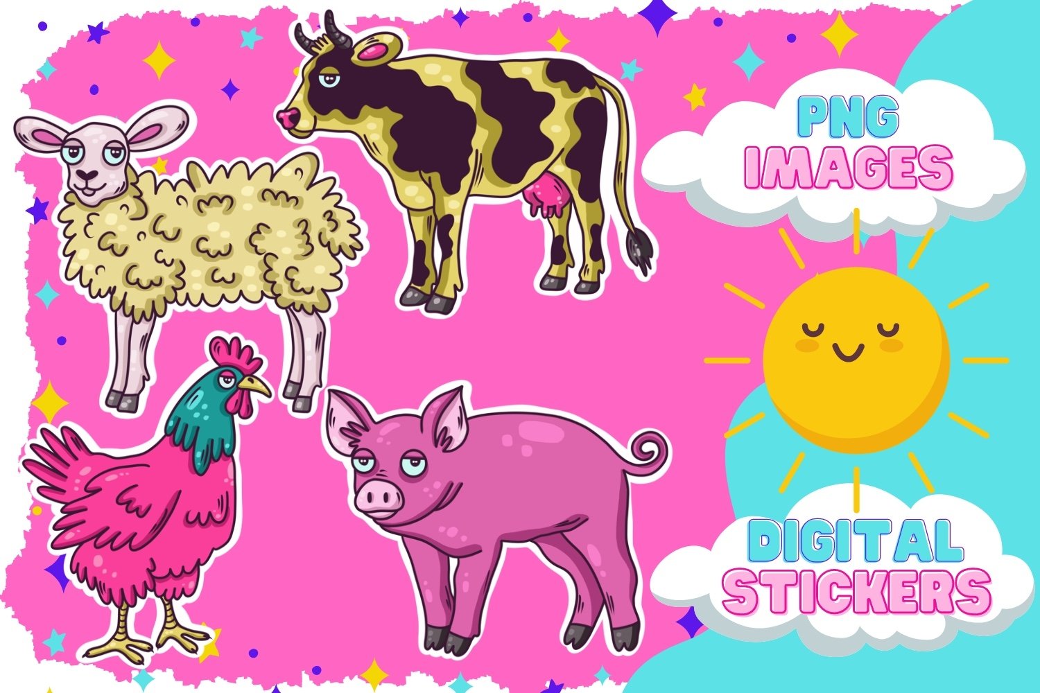 Farm Animals Pictures Printable