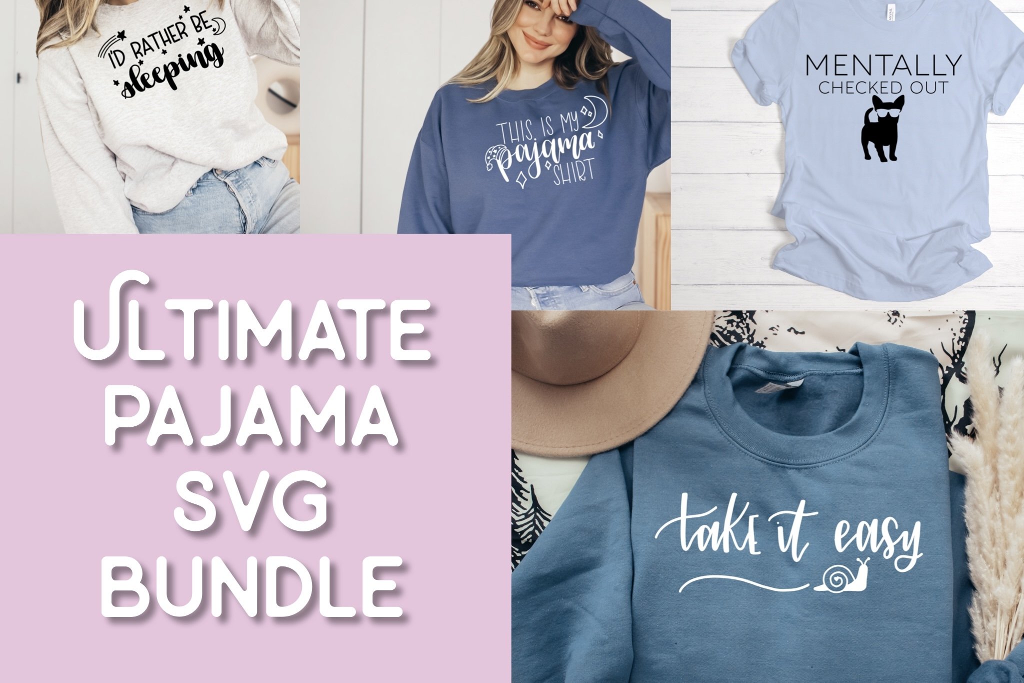 Pajama SVG Bundle