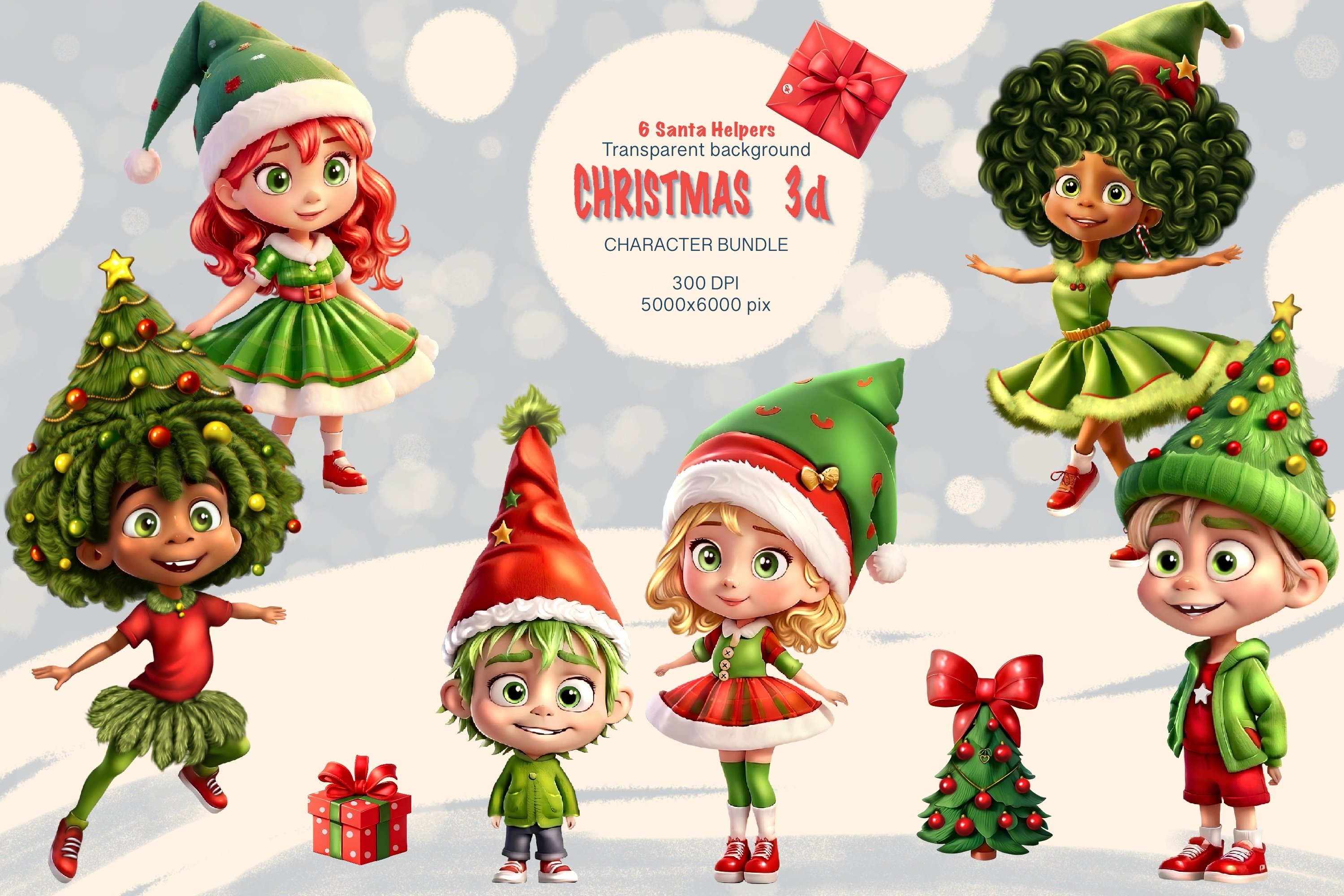 The Happy Elf Characters