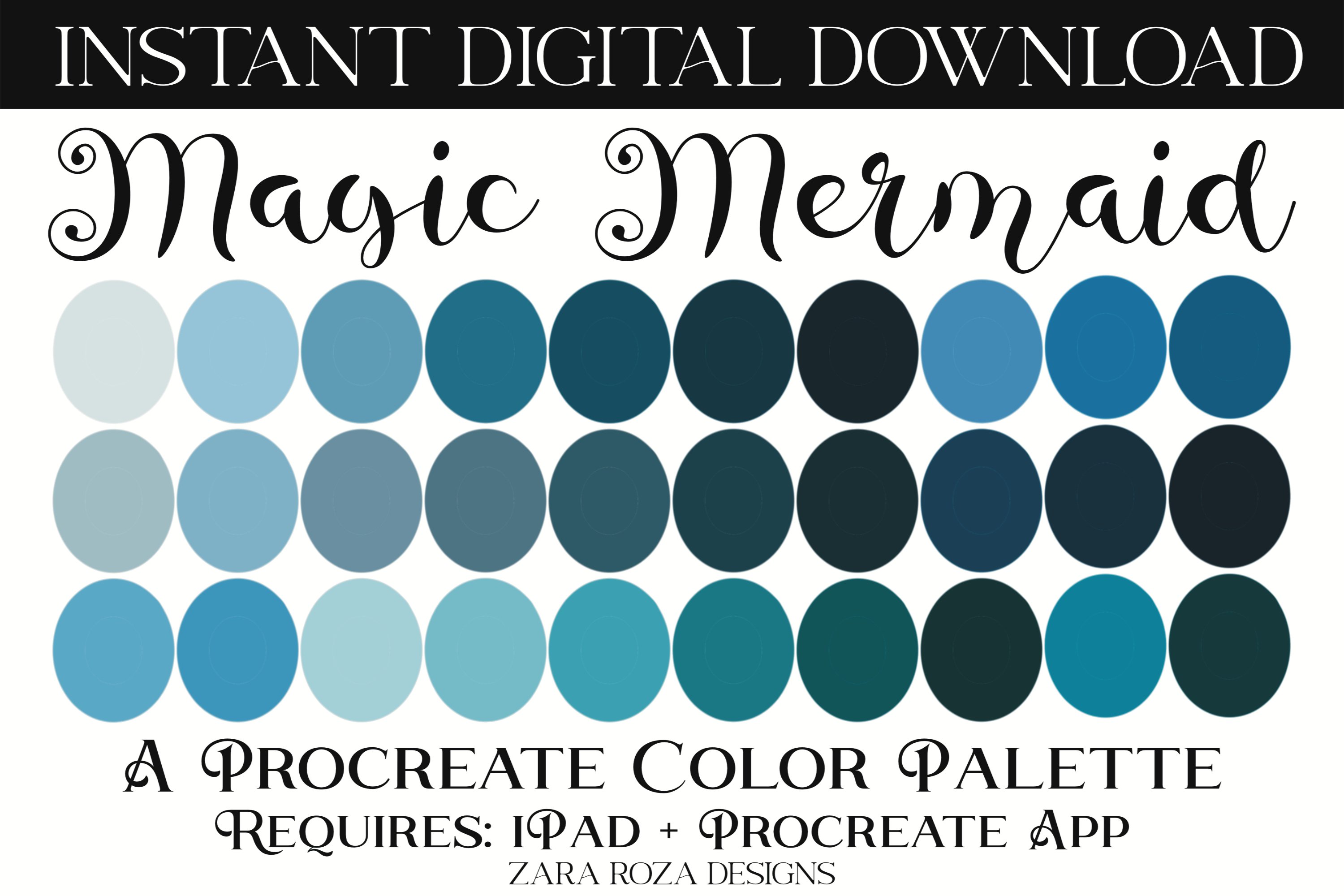 Mystic Green Color Palette