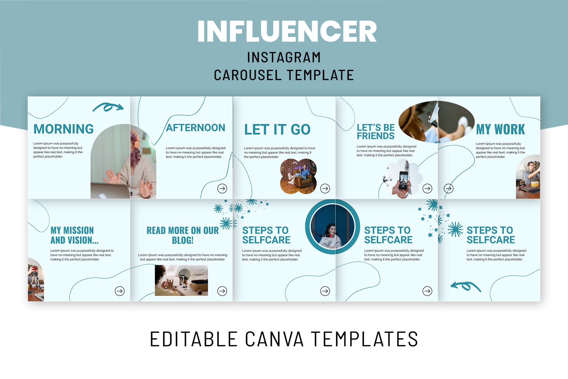 carousel template design