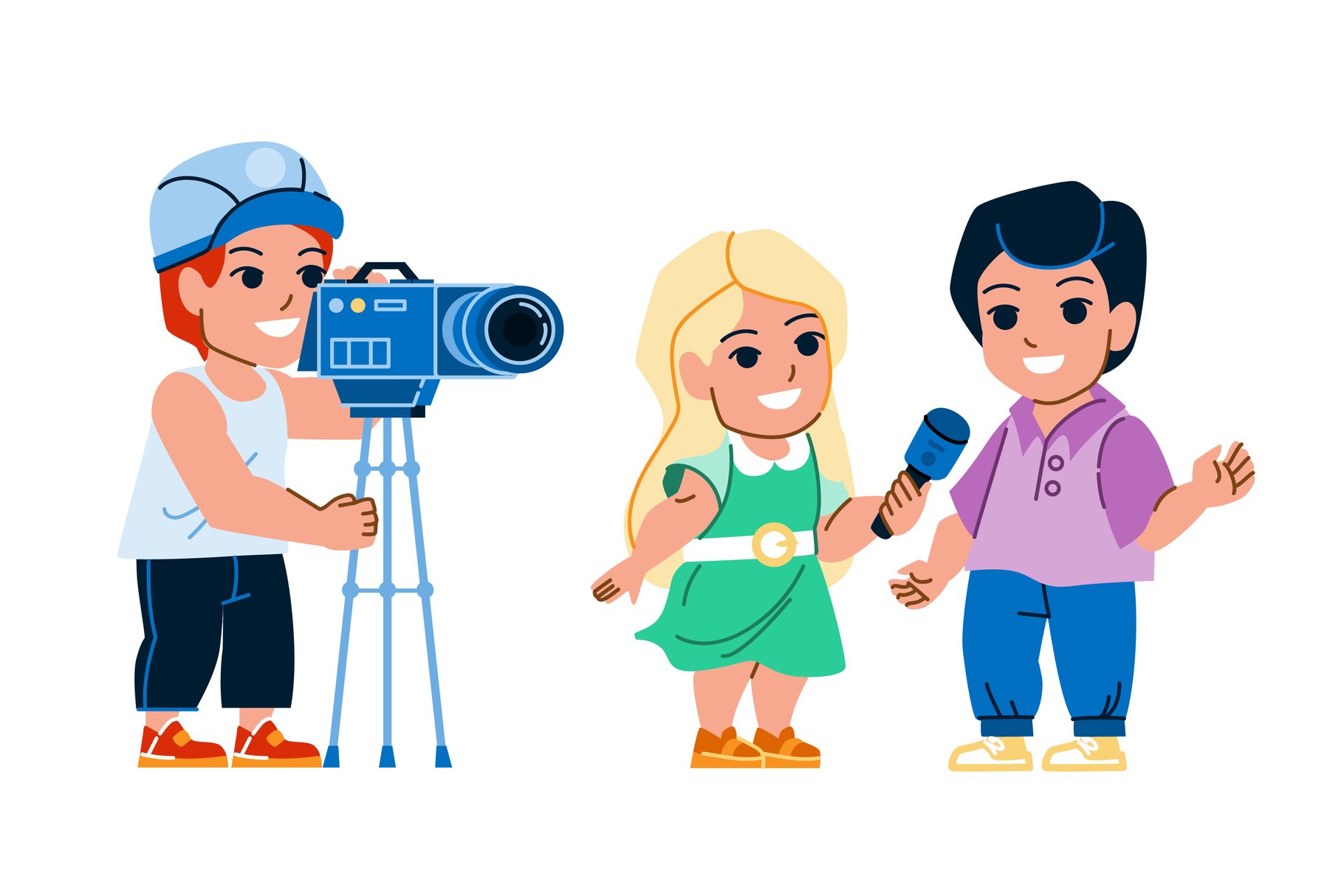 Tv Interview Clipart