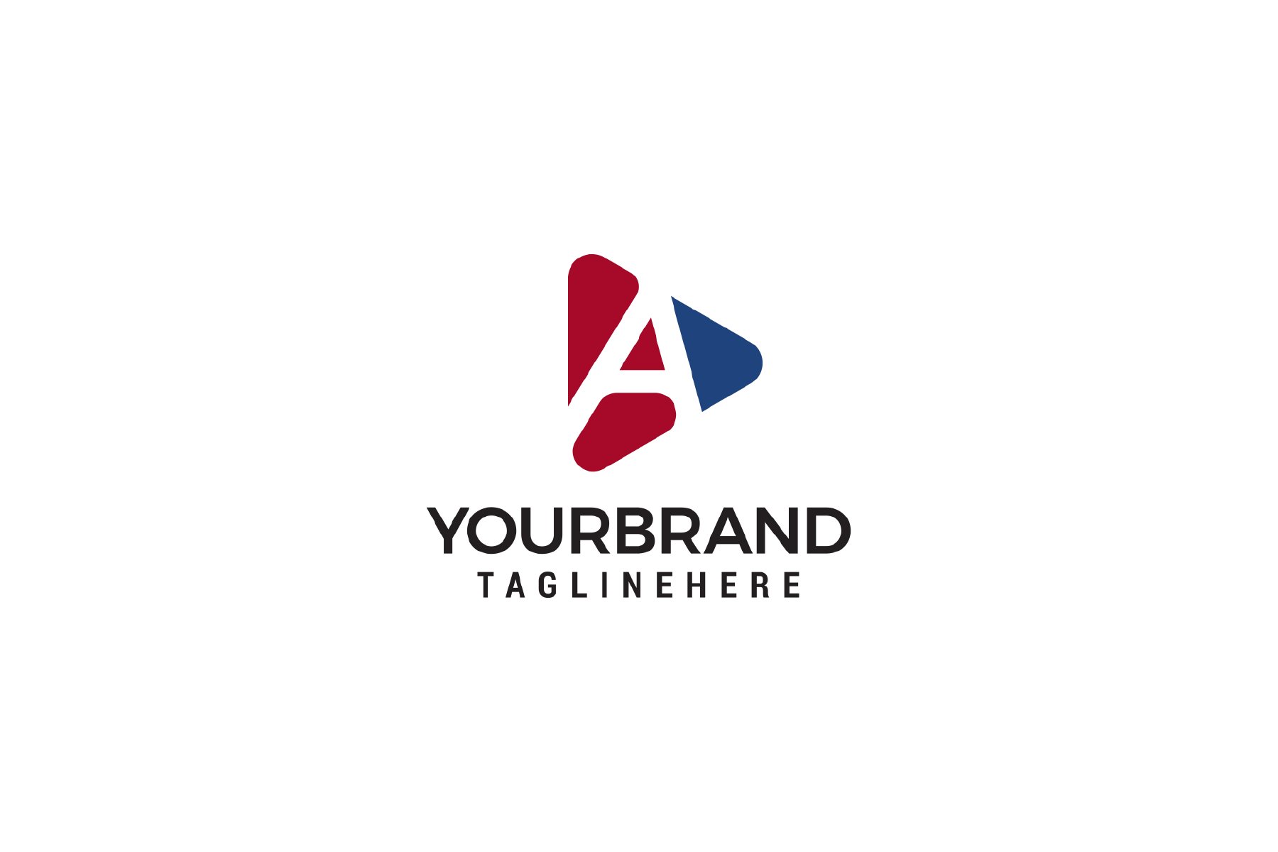 Rounded Triangle Vector