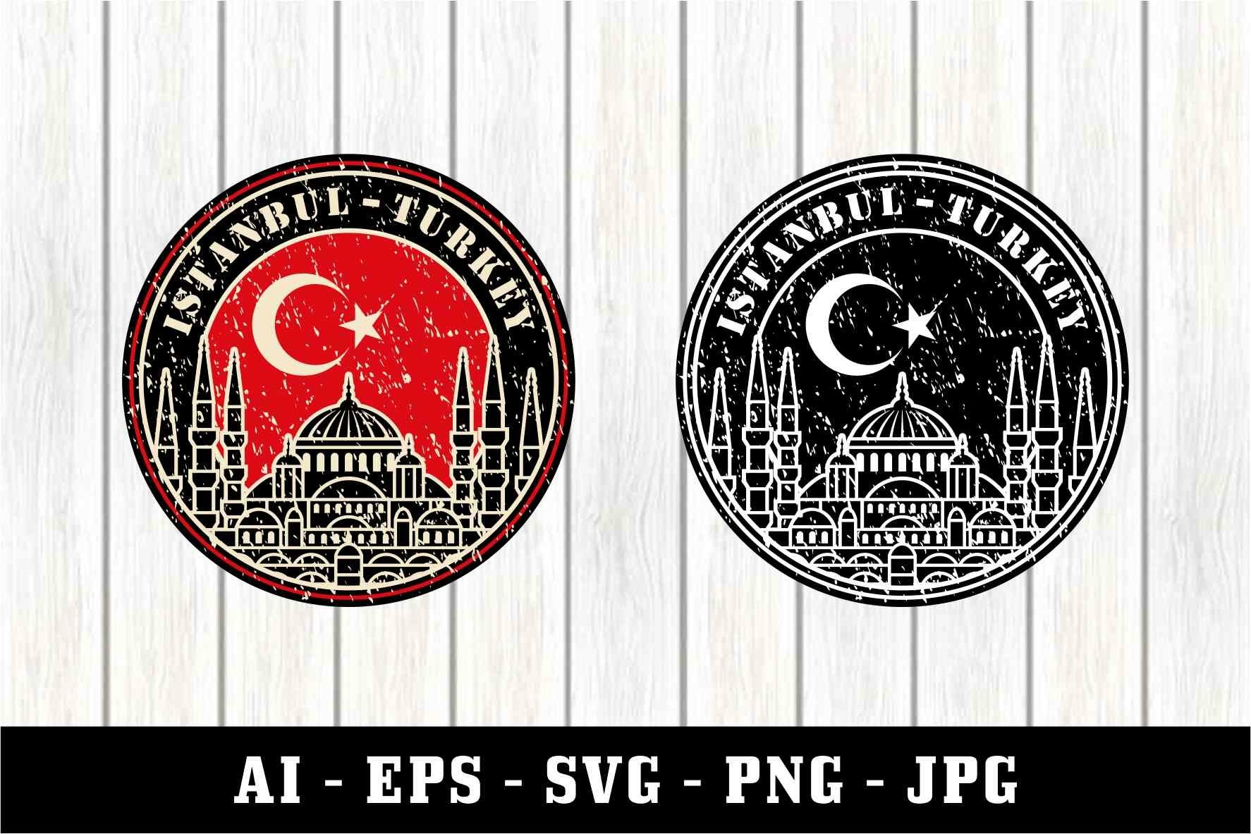 Istanbul Turkey logo, Svg, Eps (1419313) | Logos | Design Bundles