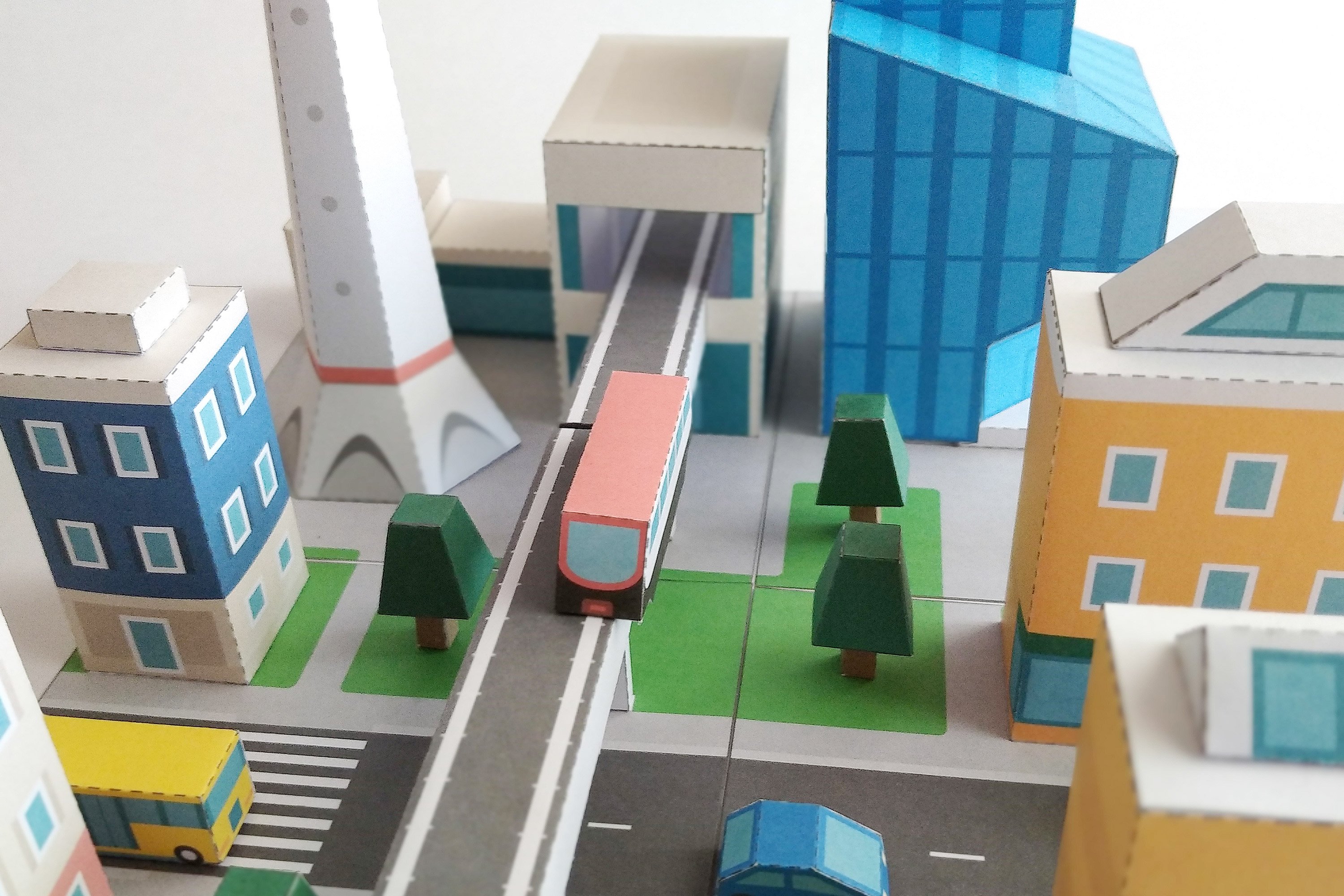 3d Paper City Project
