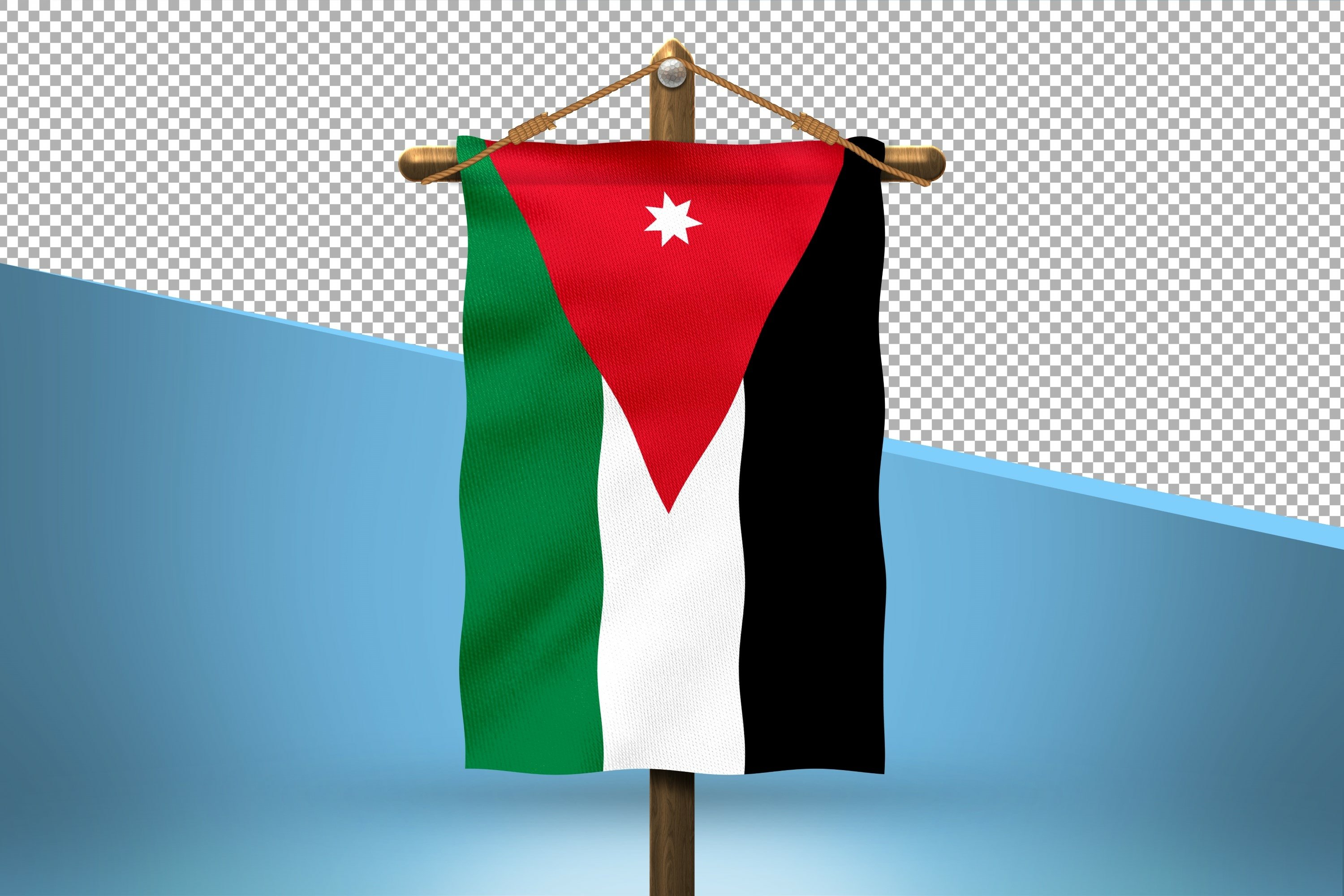 Jordan Hang Flag Design Background (1856664) | Illustrations | Design ...