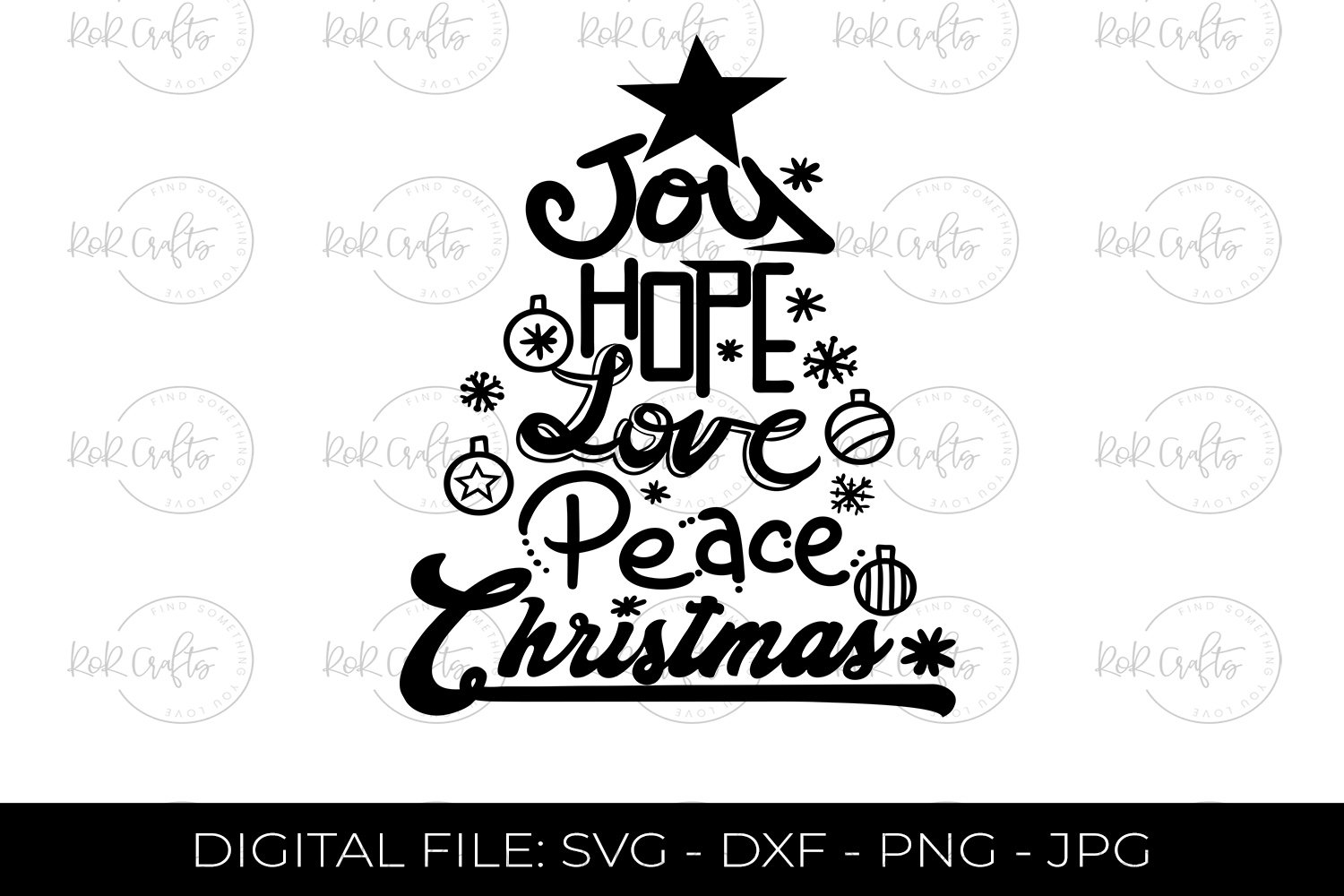 Christmas Peace Love Joy Hope