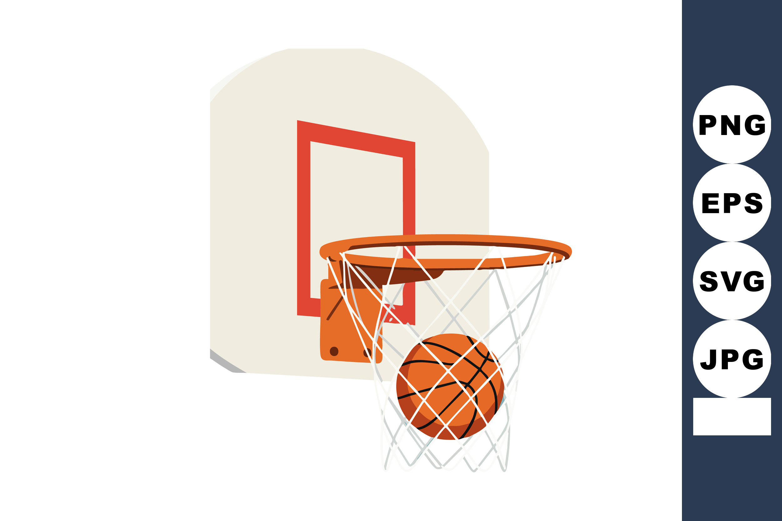Basketball Hoop Vector