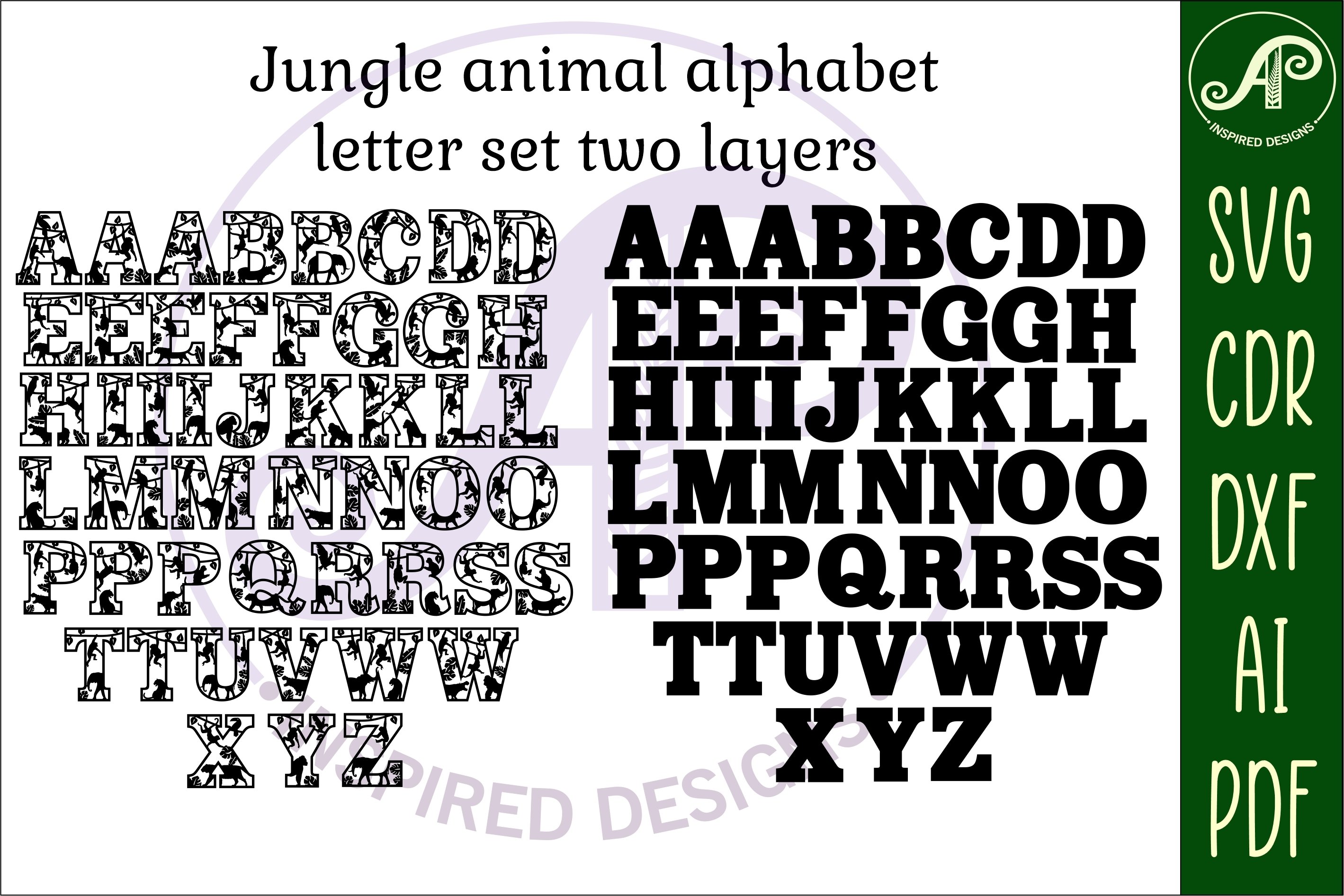 Alphabet Letters Jungle