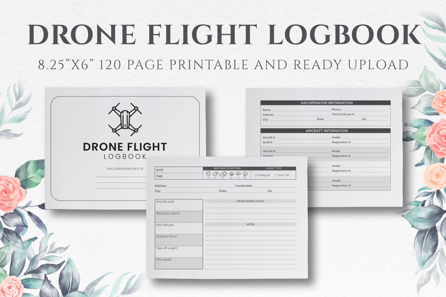 Pilot Logbook Sheets Printable