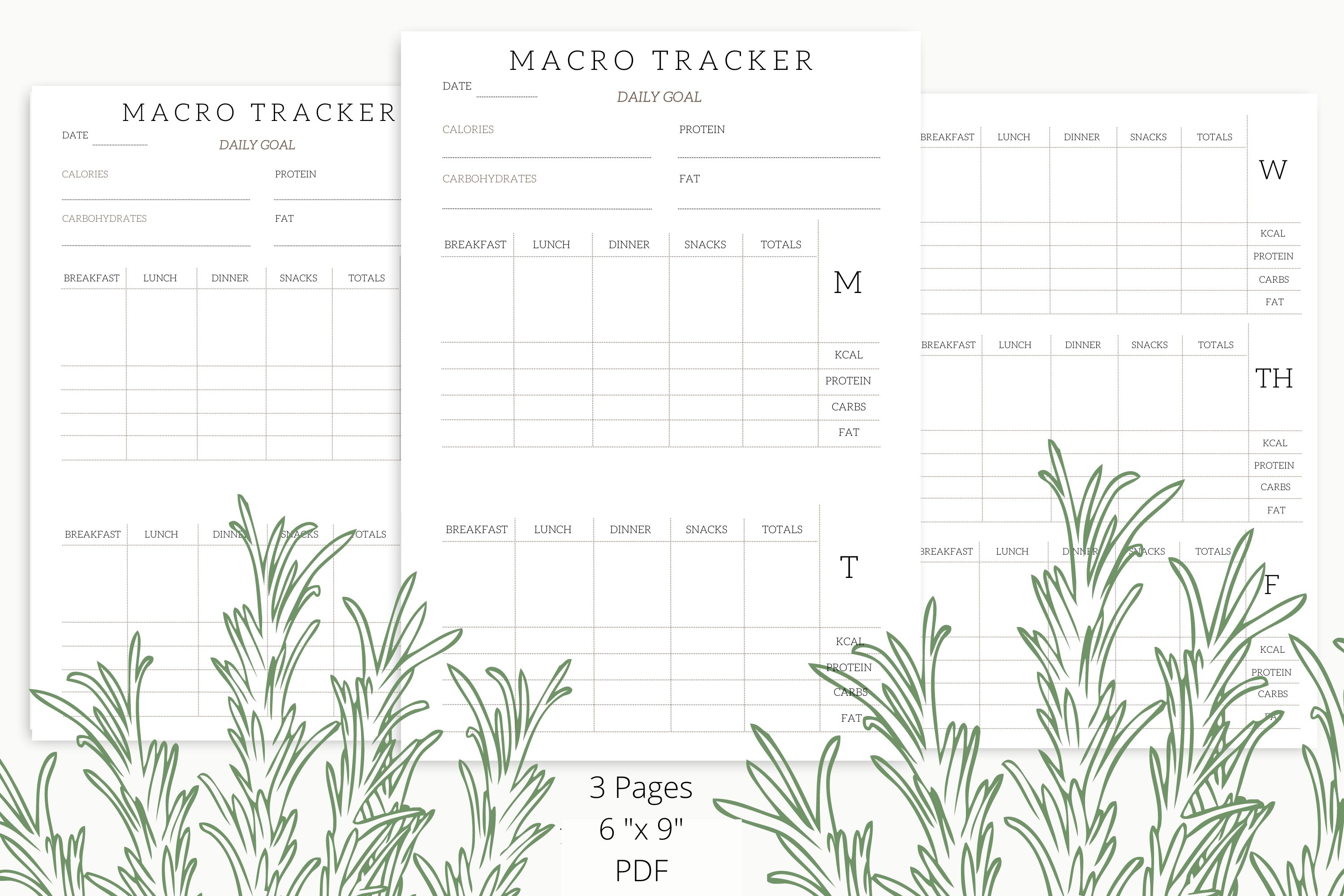 Macro Tracker Sheet
