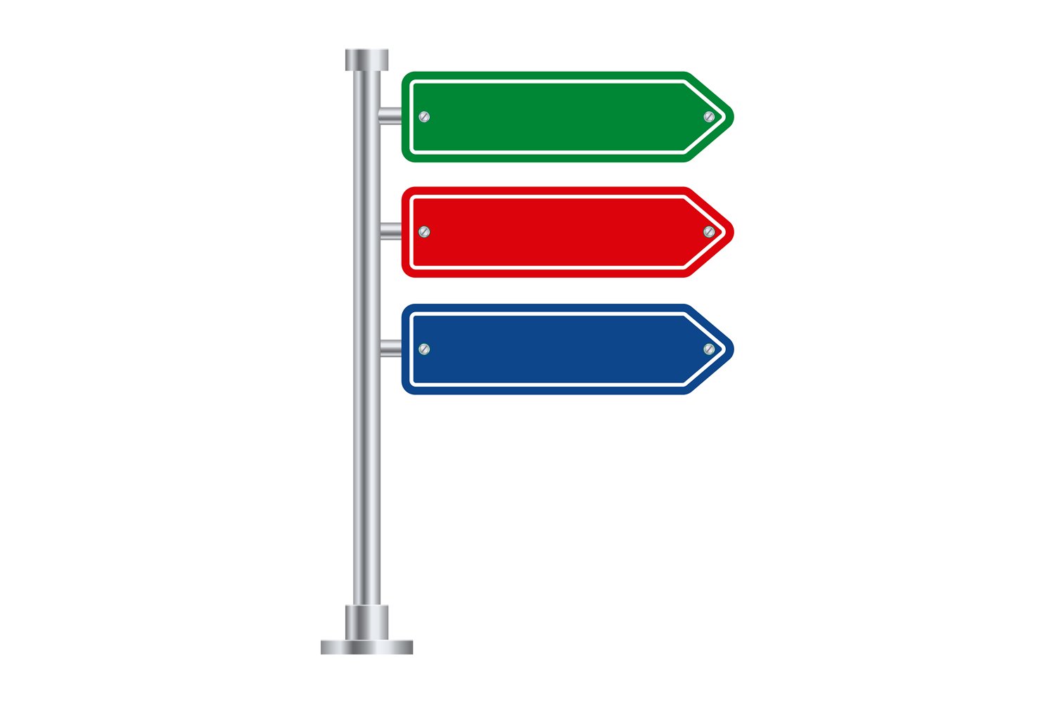 Blank Arrow Traffic Signs